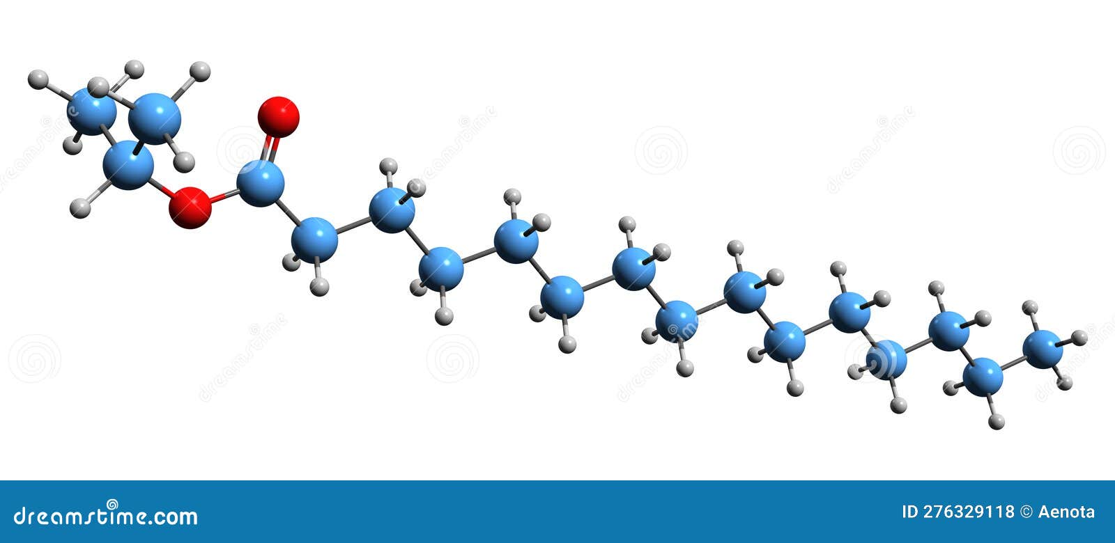 3D Image of Isopropyl Myristate Skeletal Formula Stock Illustration ... 3D Image of Isopropyl Myristate Skeletal Formula Stock Illustration ...