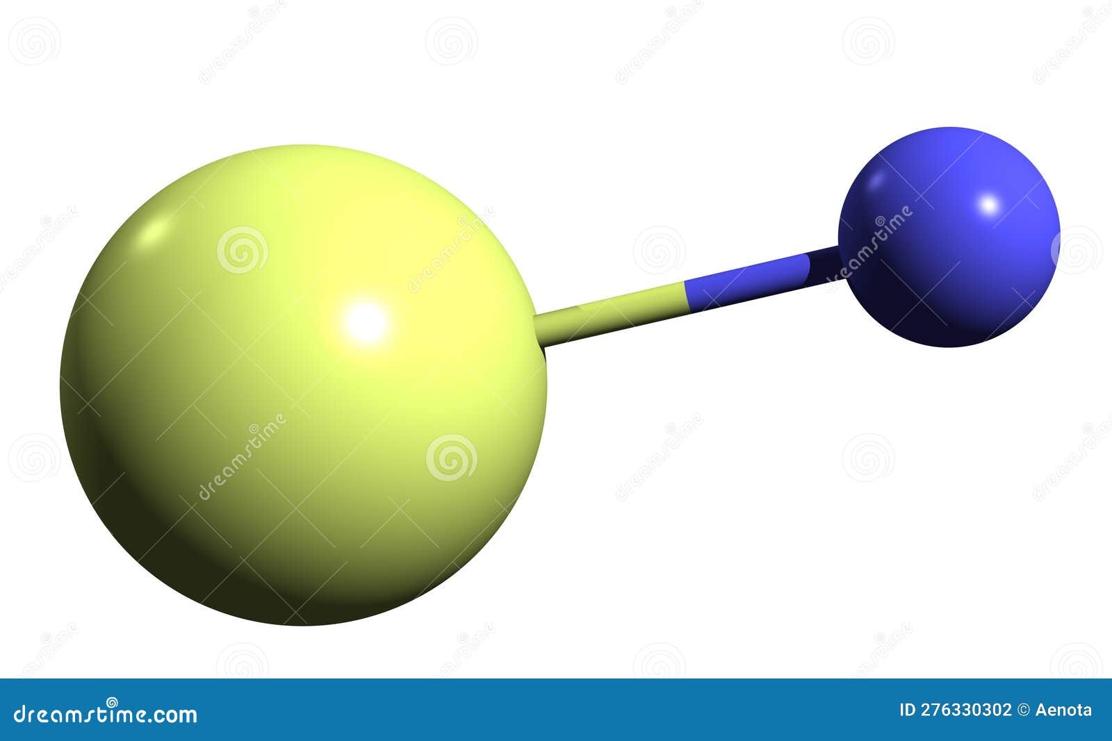 3D Image of Lithium Fluoride Skeletal Formula Stock Illustration ...