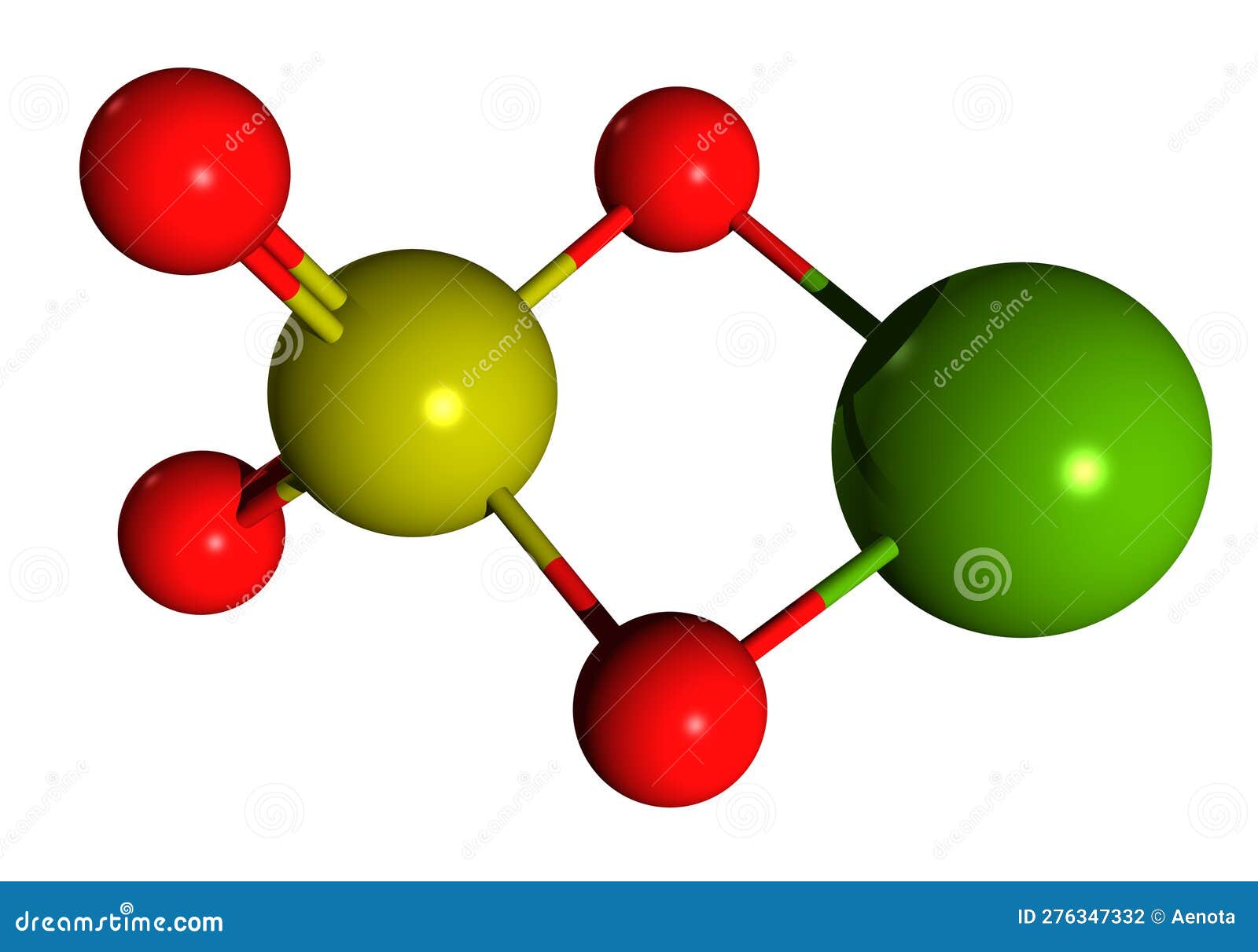 3D Image of Magnesium Sulfate Skeletal Formula Stock Illustration ...