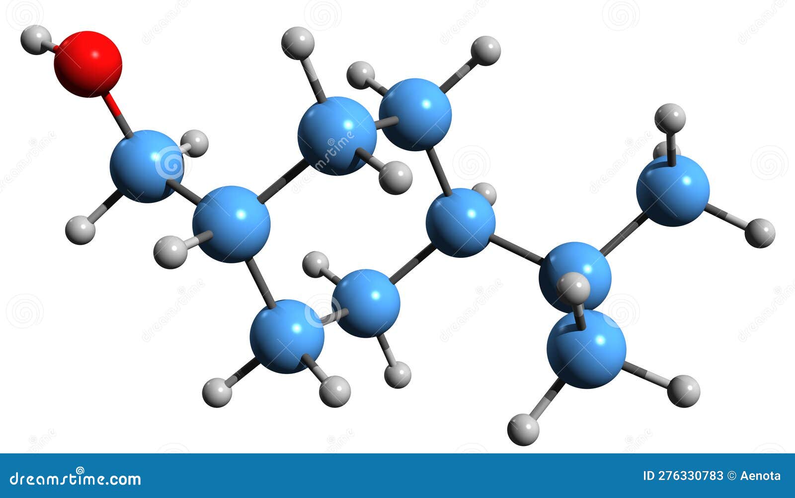 3D Image of Mayol Skeletal Formula Stock Illustration - Illustration of ...