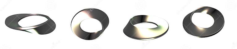 3D Image of Moebius Strip Surface - Parametric Solid Geometry Stock ...