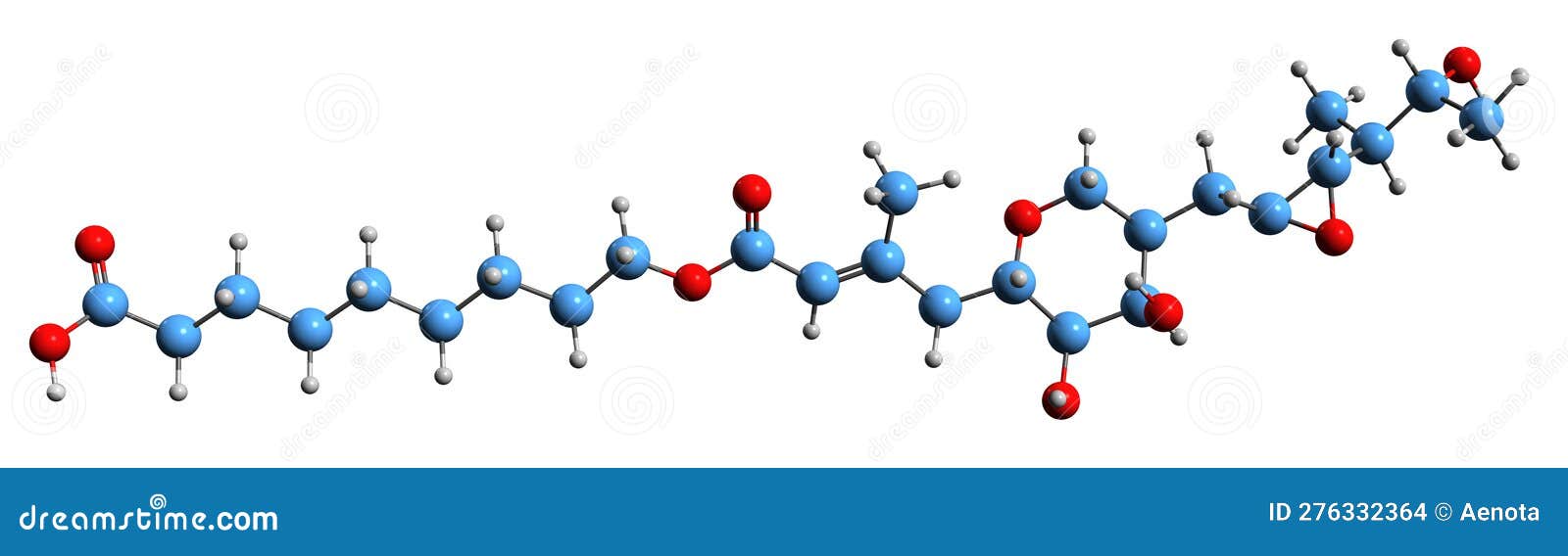 Mupirocin Molecular Structure, 3d Model Molecule, Antibacterials ...