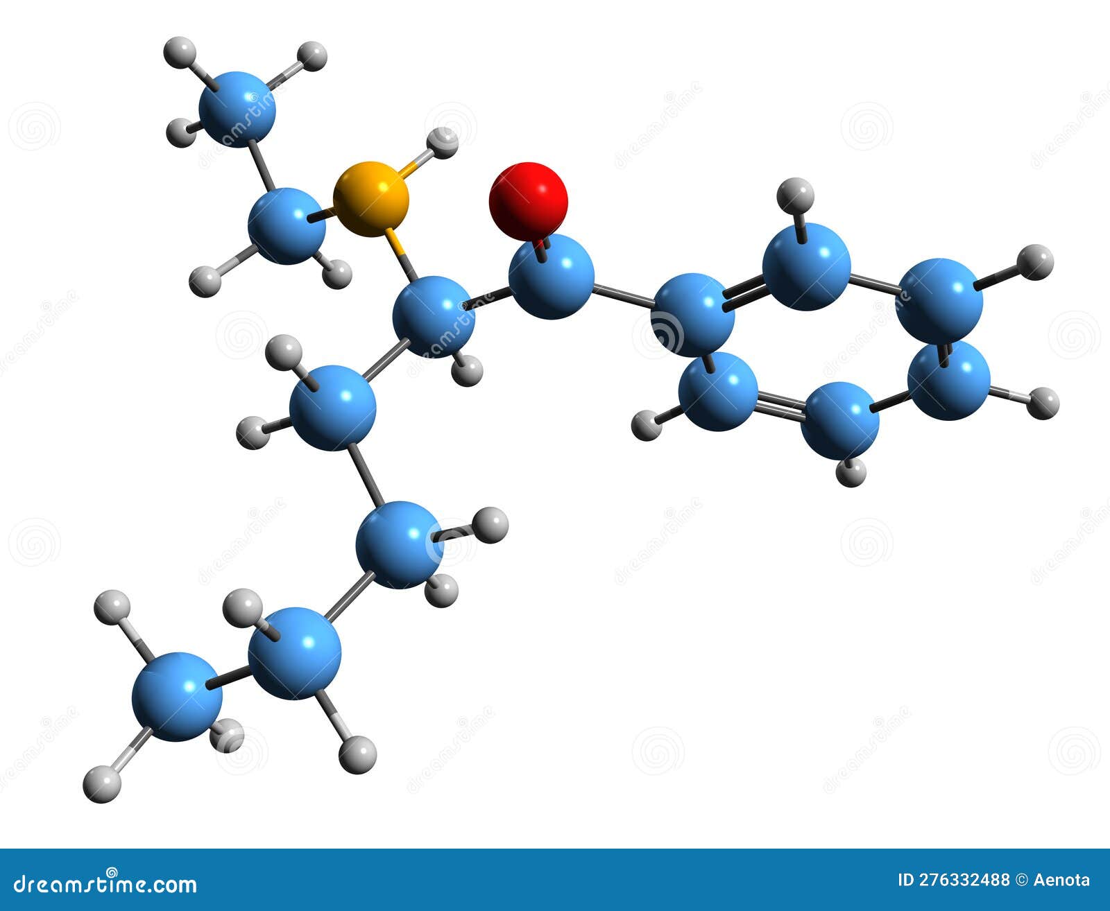 3D Image Of Cathinone Skeletal Formula Stock Photo | CartoonDealer.com ...
