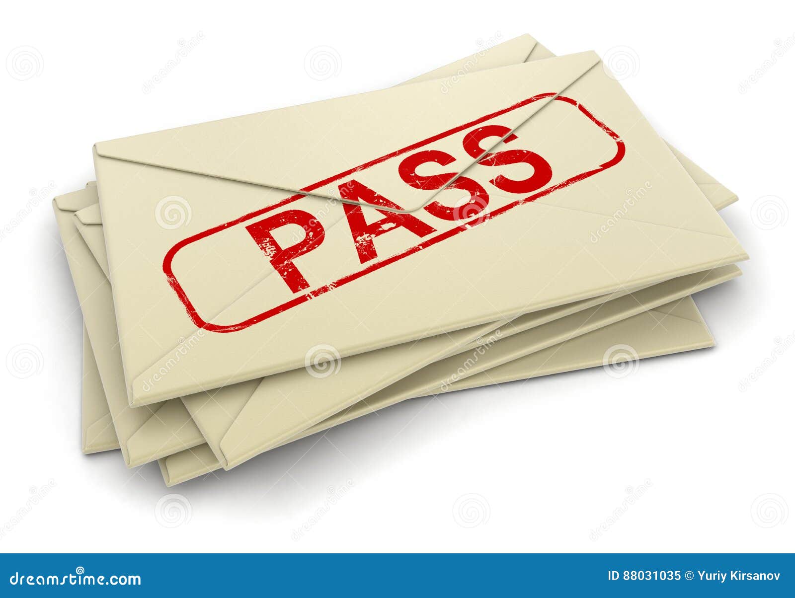 3d image of Pass letters stock illustration. Illustration of ...