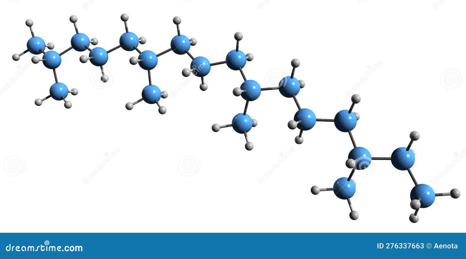 3D Image of Phytane Skeletal Formula Stock Illustration - Illustration ...