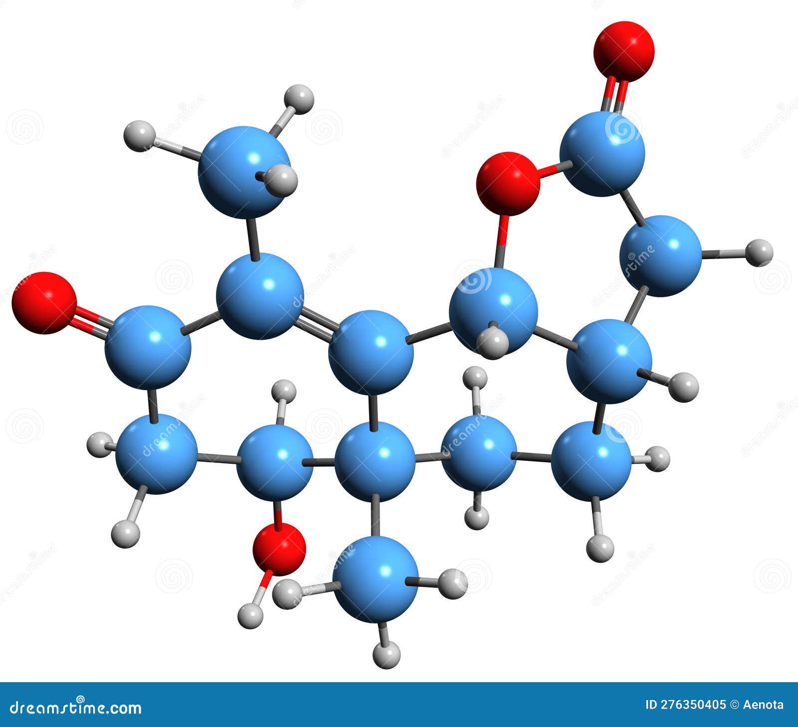 3D Image of Picridine Skeletal Formula Stock Illustration ...