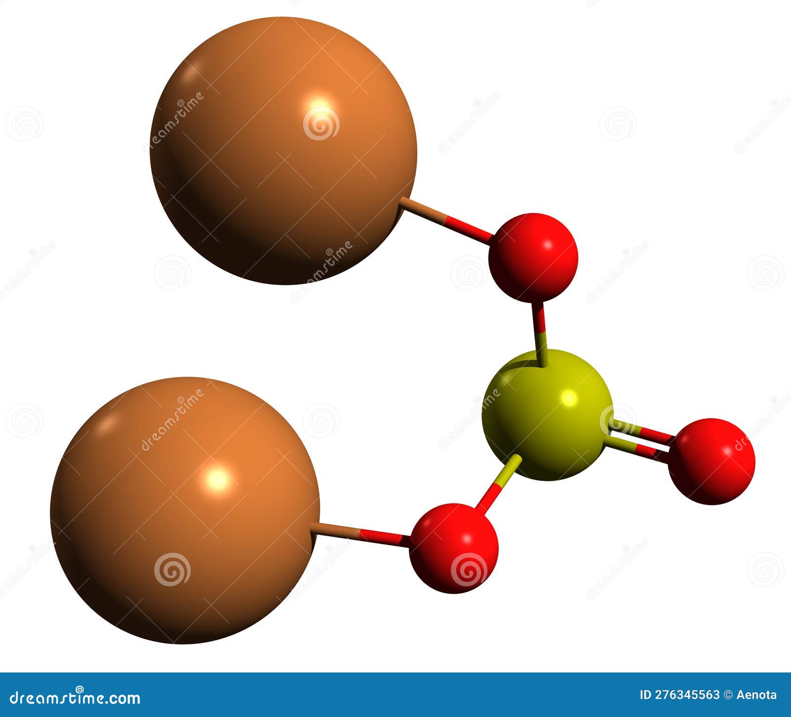 3D Image Of Potassium Sodium Tartrate Skeletal Formula Stock Photo ...