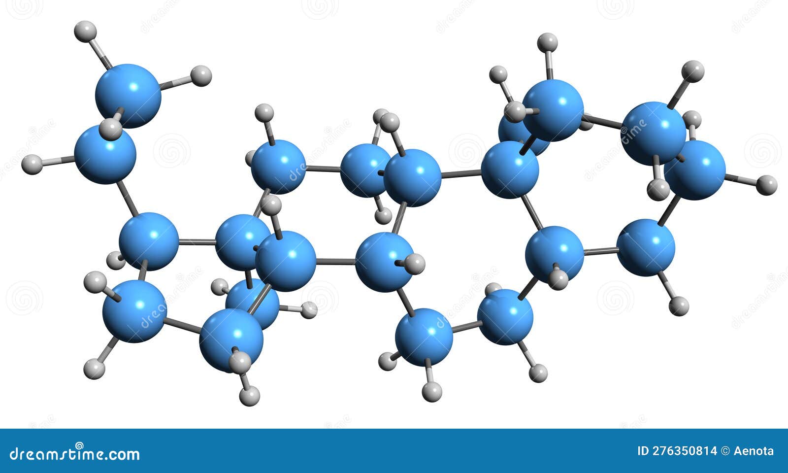 3D Image of Pregnane Skeletal Formula Stock Illustration - Illustration ...