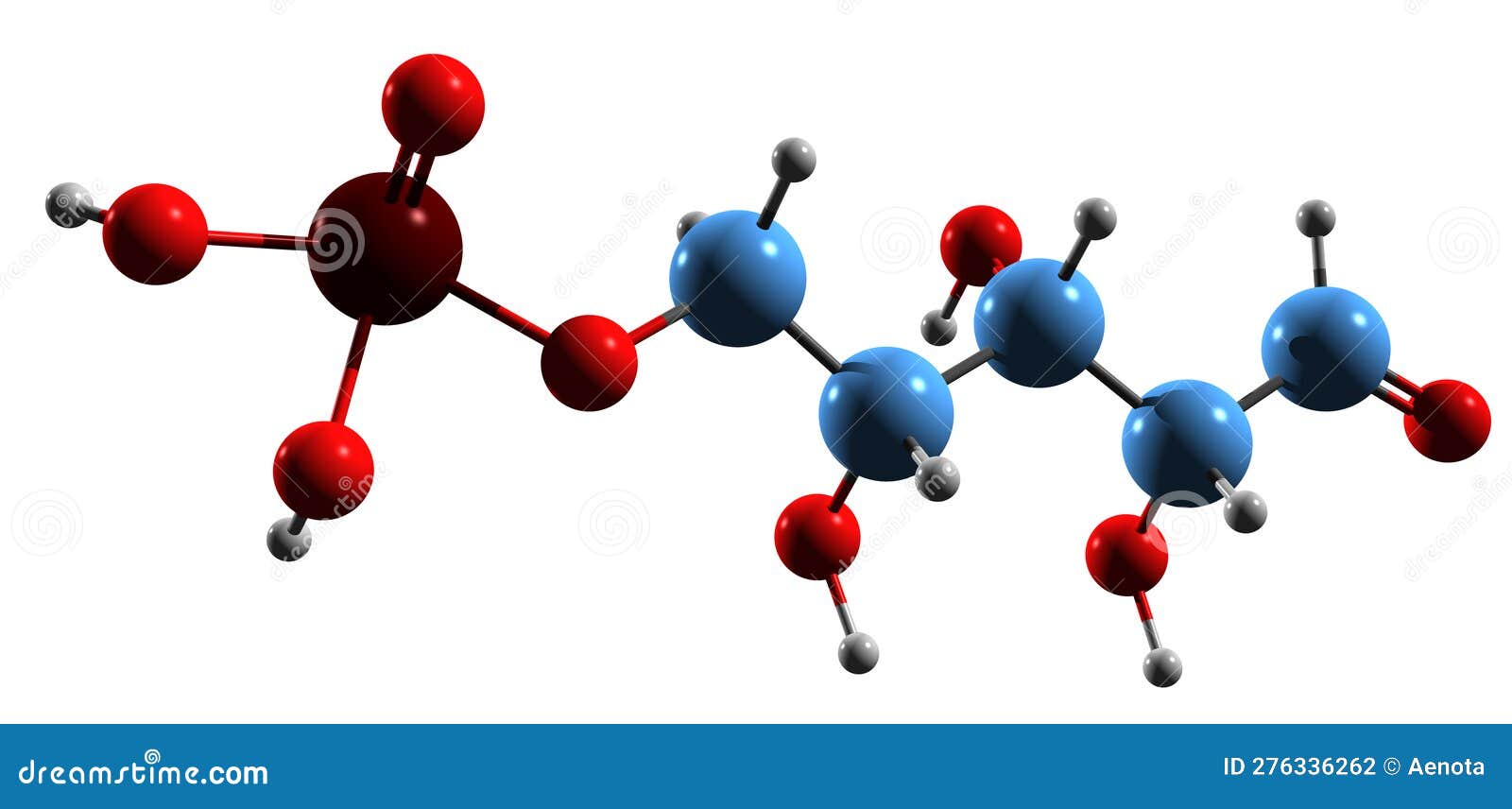 Ribose, Molecular Structures, Simple Sugar, 3d Model, Structural ...