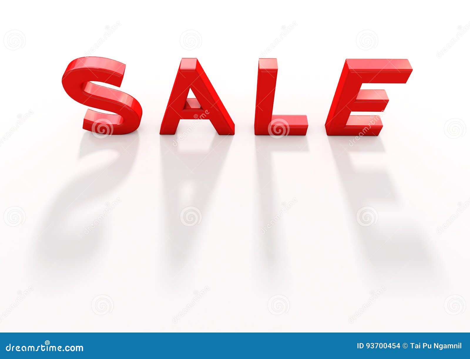 3d image of sale red text stock illustration. Illustration of discount ...