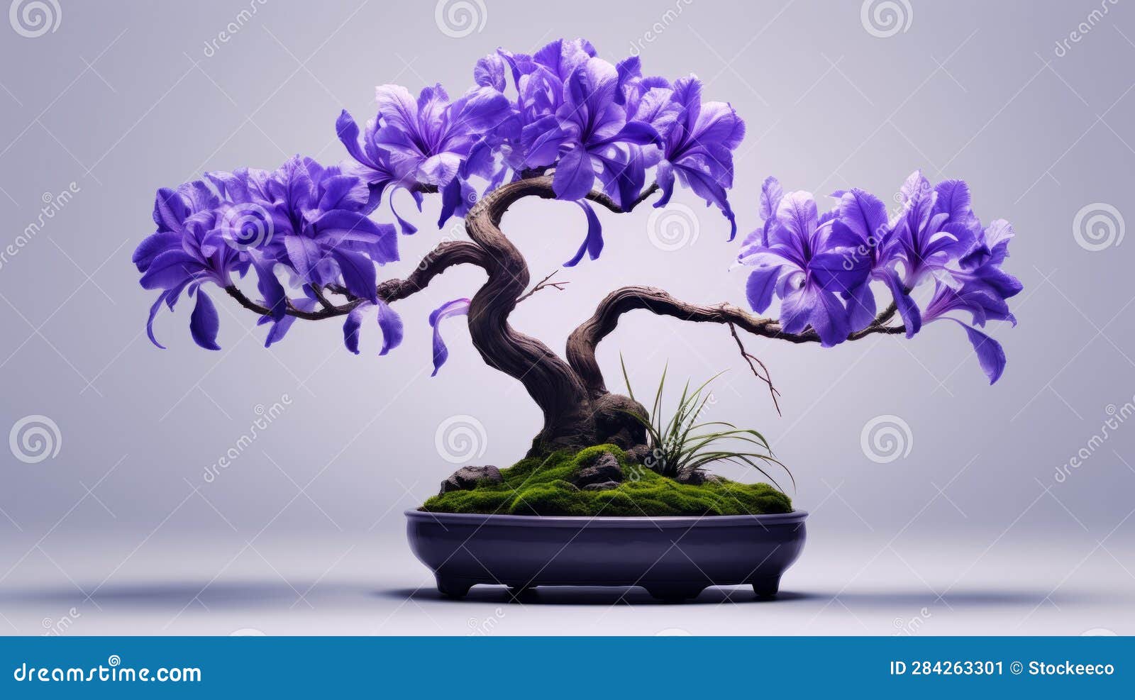 Purple Iris Bonsai Tree: Minimalist Belgian Saison Desktop Wallpaper ...