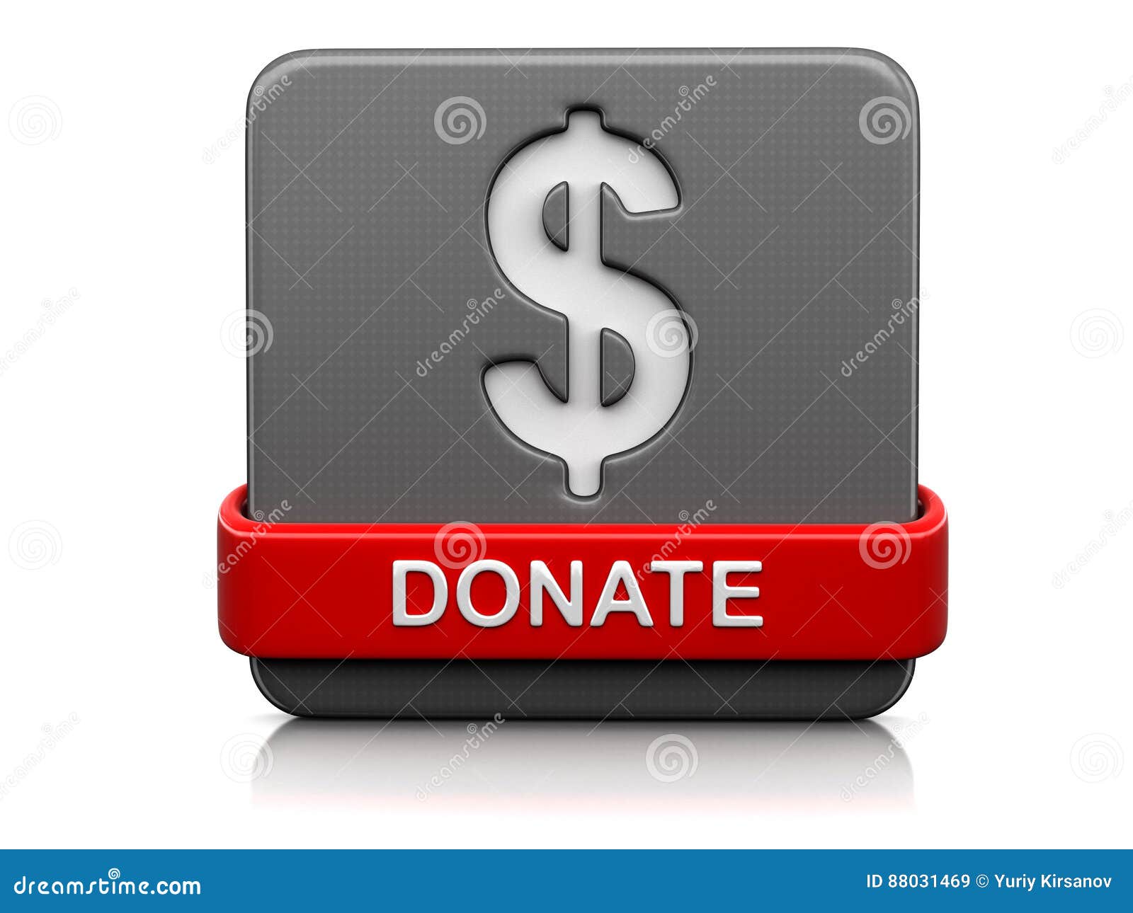 3d image of Sign donate stock illustration. Illustration of three ...