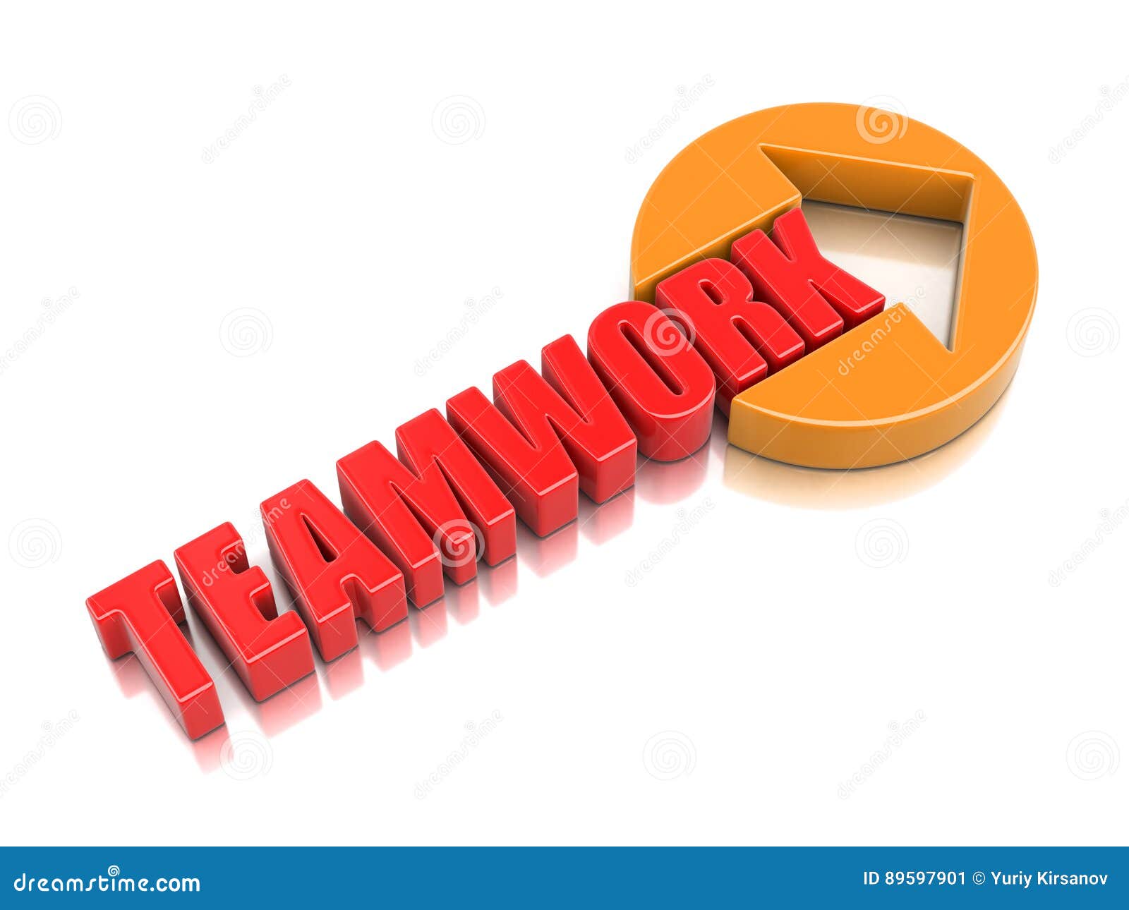 Teamwork. 3d Image. Royalty-Free Stock Photography | CartoonDealer.com ...