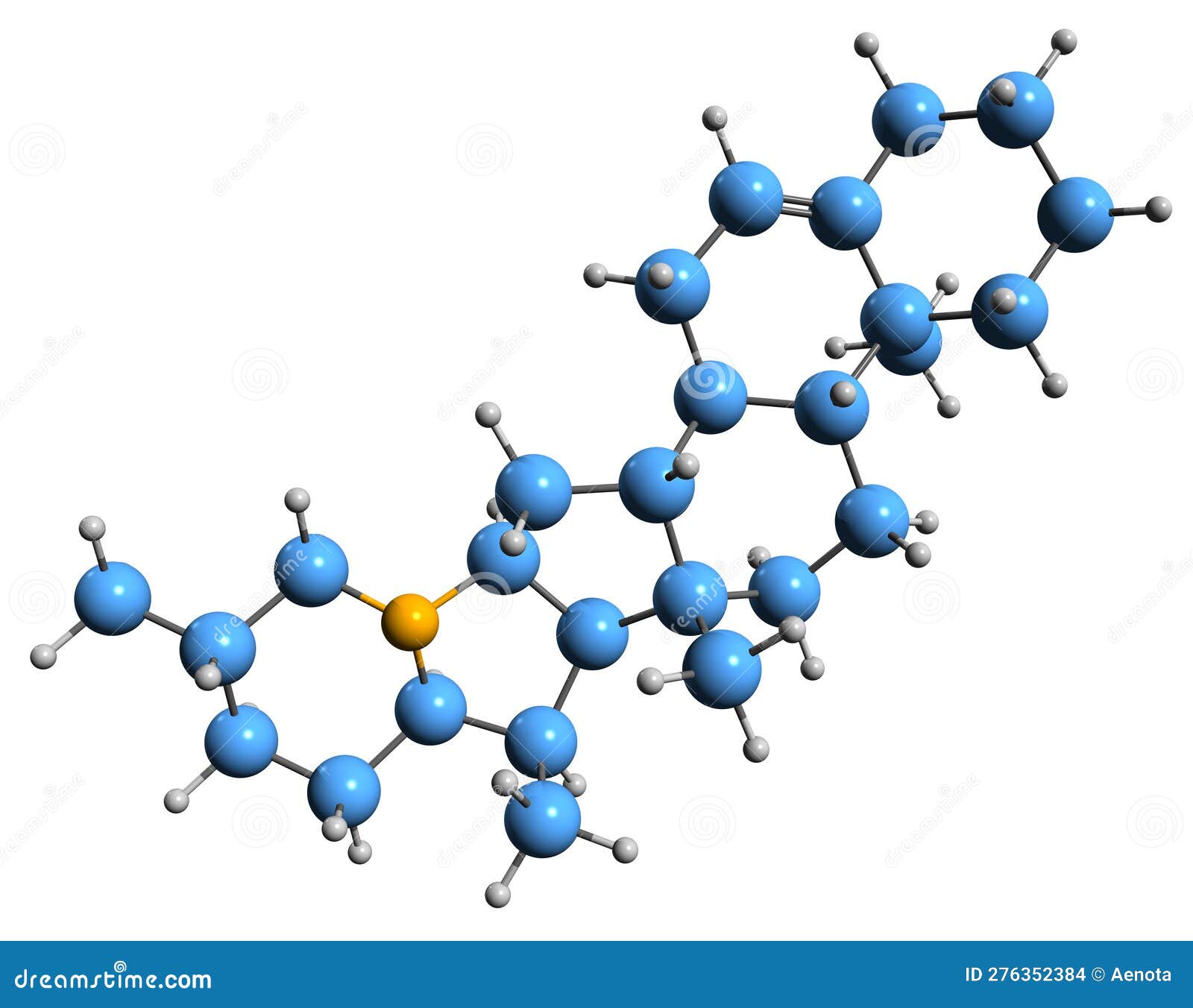 Solanidine Potato Toxin Molecule. Skeletal Chemical Formula. Vector ...