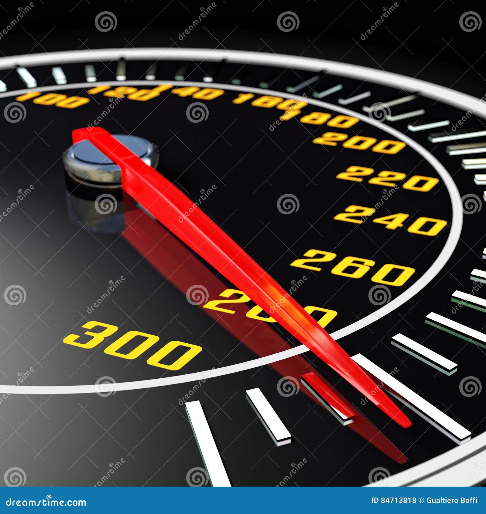 3d image of speedometer stock illustration. Illustration of drive ...