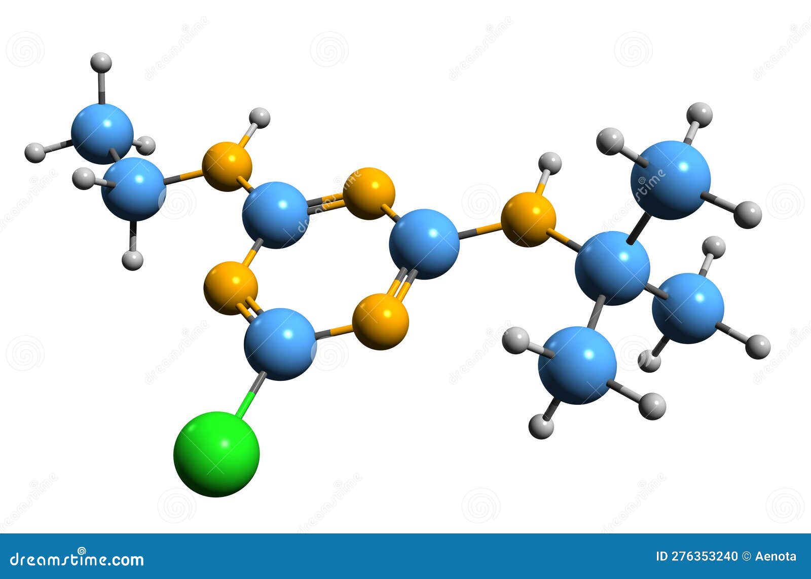 3D Image Of Butyl Formate Skeletal Formula Royalty-Free Stock ...