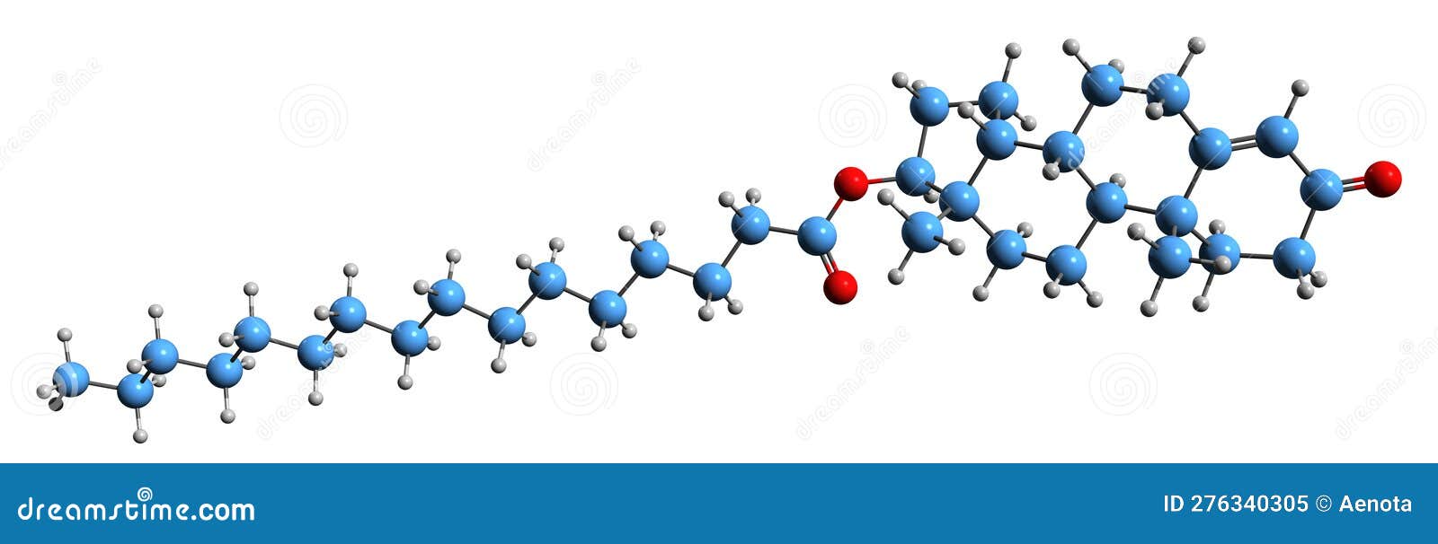 3D Image Of Testosterone Palmitate Skeletal Formula Royalty-Free Stock ...