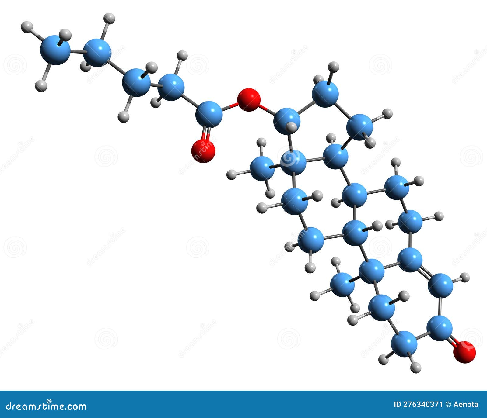 3D Image Of Testosterone Palmitate Skeletal Formula Royalty-Free Stock ...