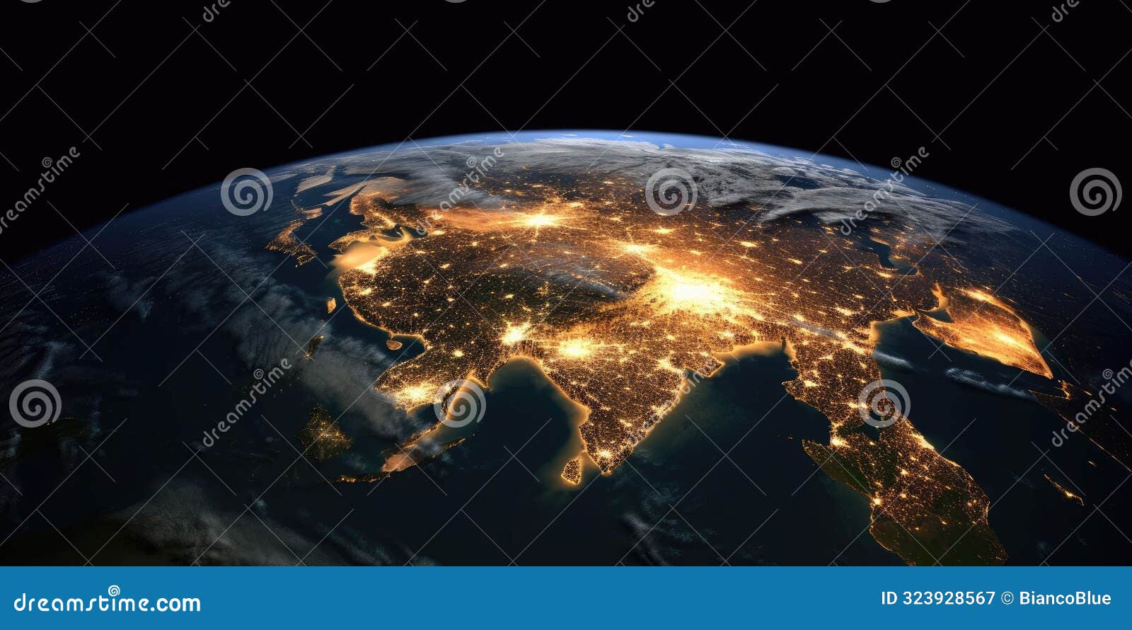 Textured Earth Sphere With Continents And Oceans In Darker And Lighter ...