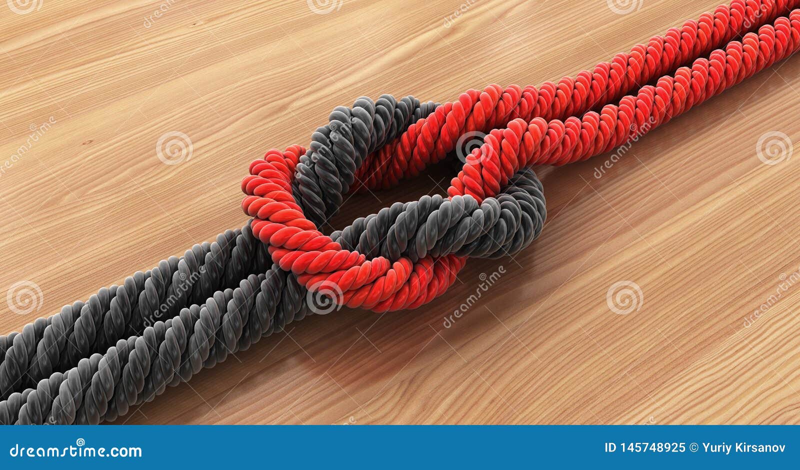 3d image of Tied knot stock illustration. Illustration of digitally ...