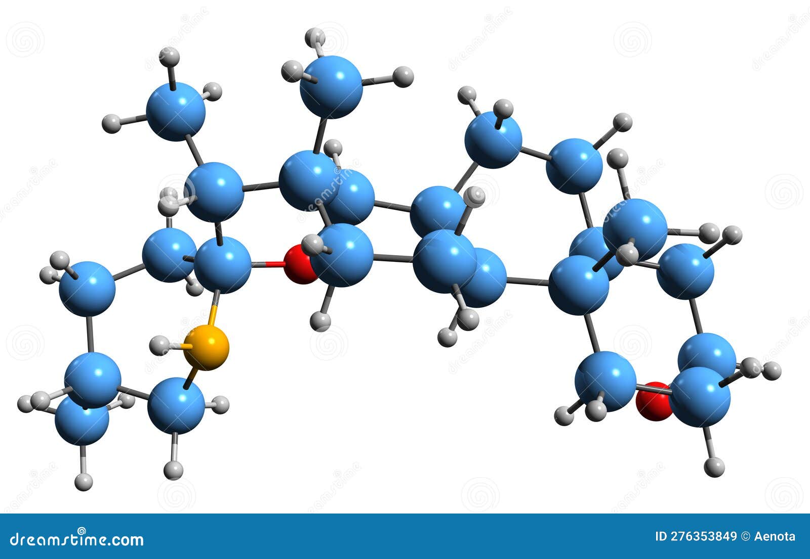 3D Image of Tomatidine Skeletal Formula Stock Illustration ...