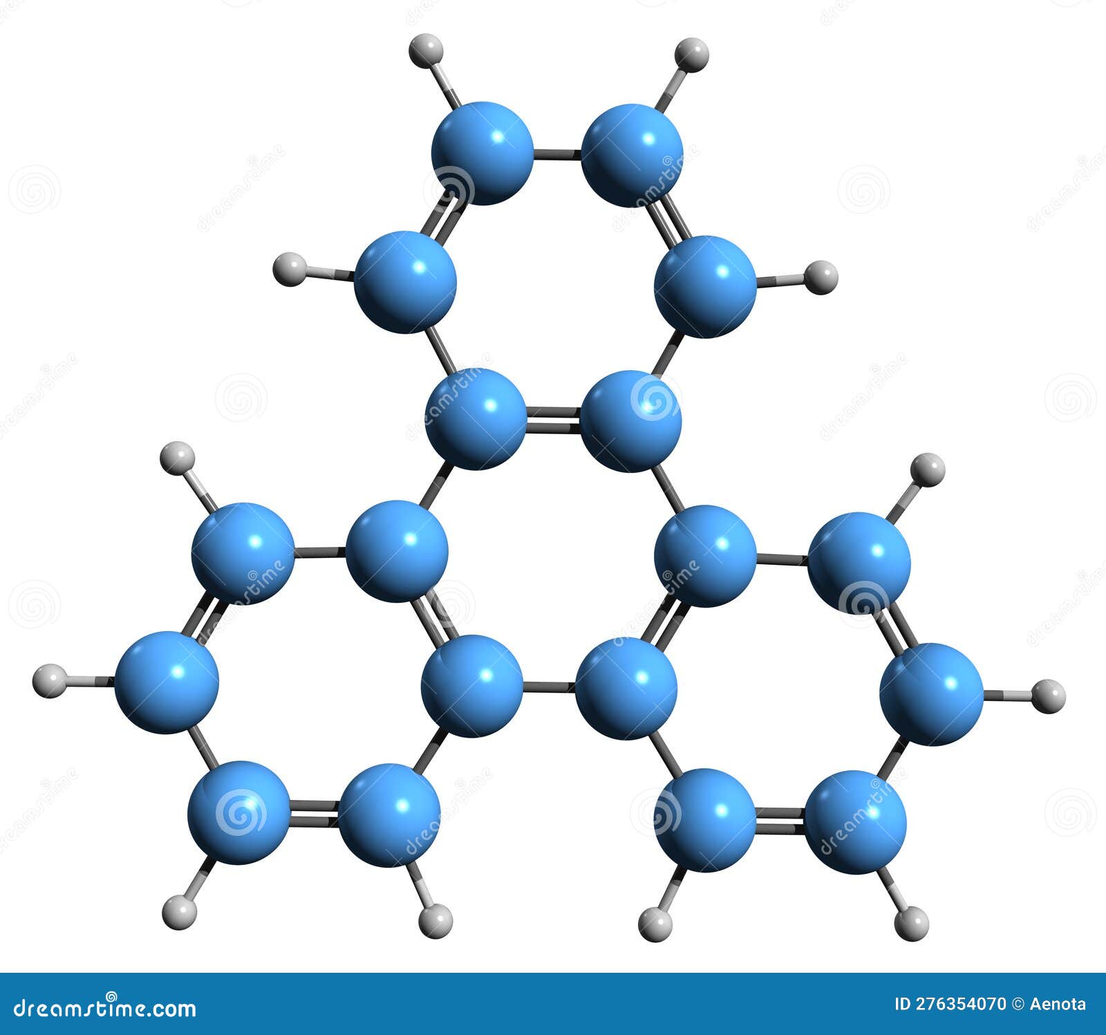 3D Image Of Tetracene Skeletal Formula Stock Photography ...