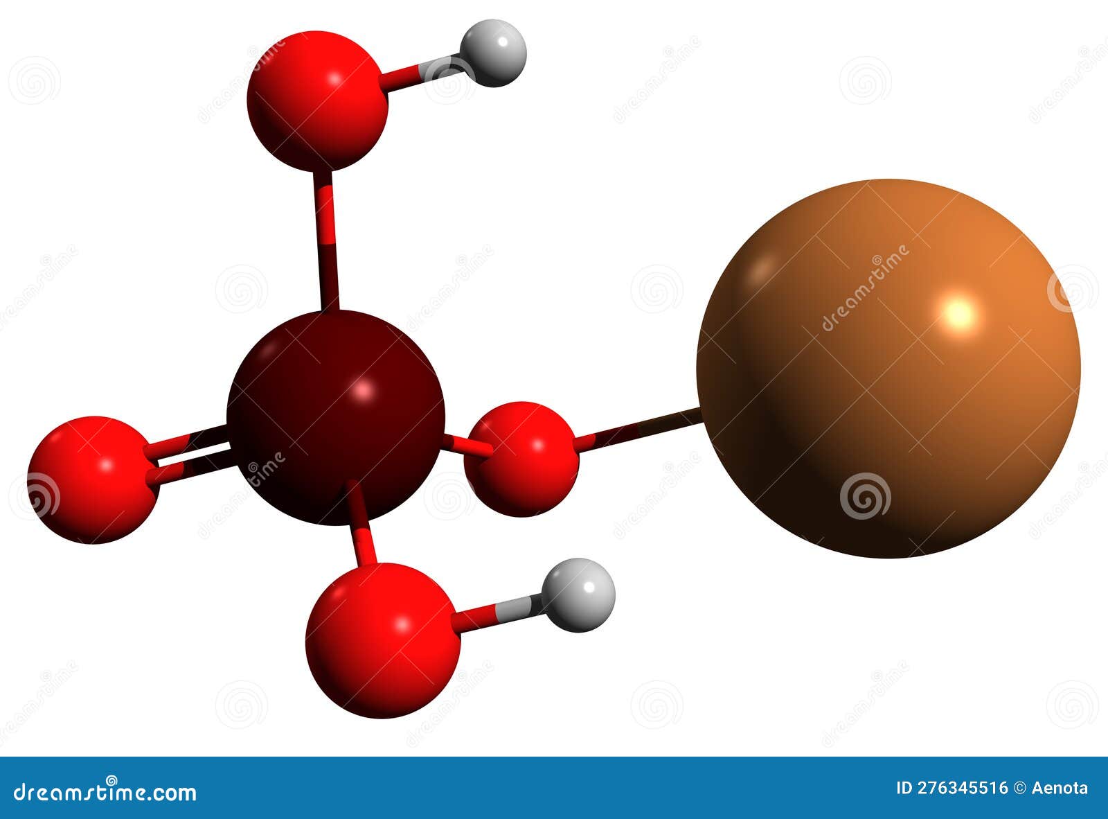 3D Image of Tripotassium Phosphate Skeletal Formula Stock Illustration ...