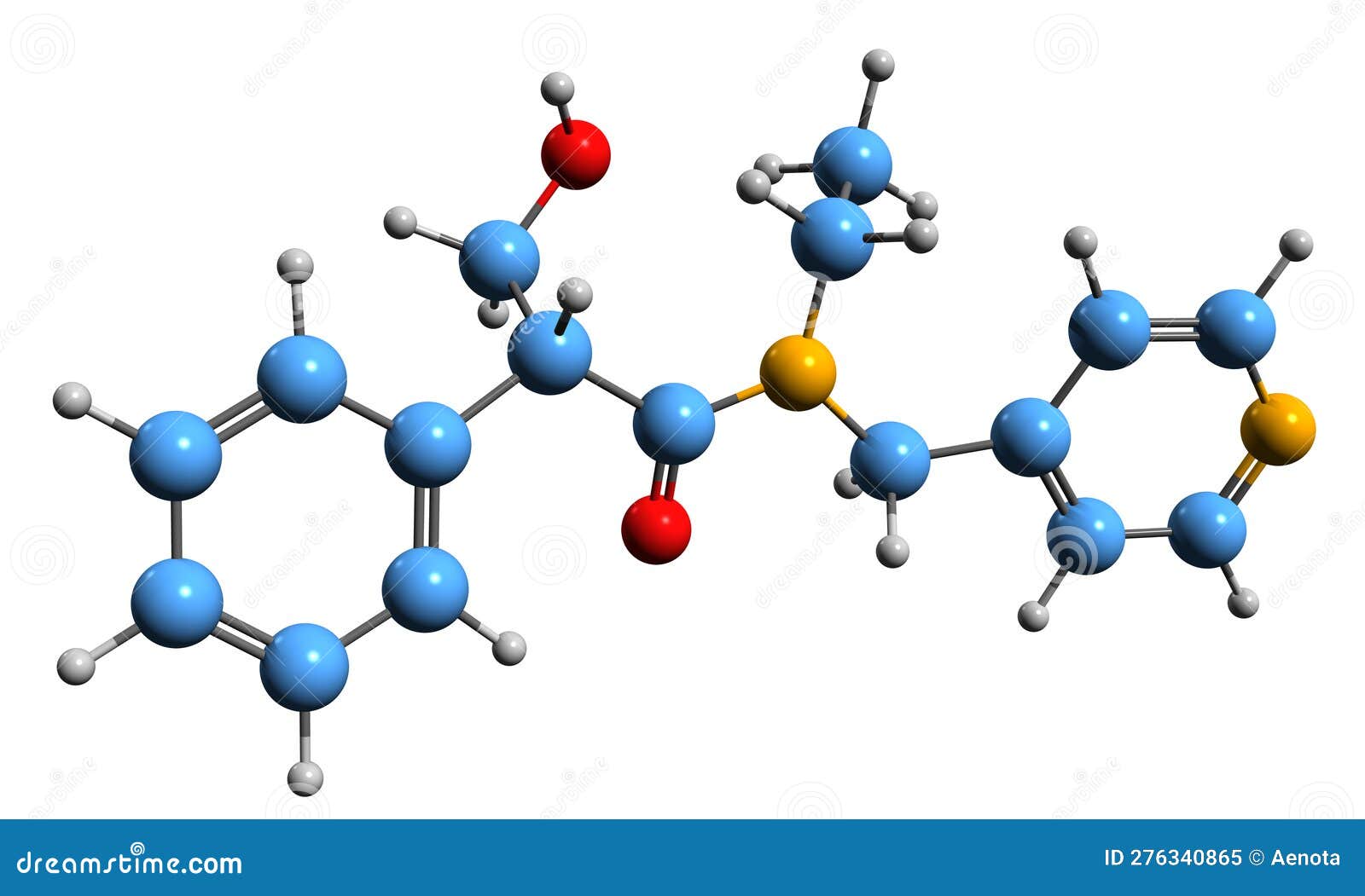 3D Image Of Tropicamide Skeletal Formula Royalty-Free Stock Photography ...
