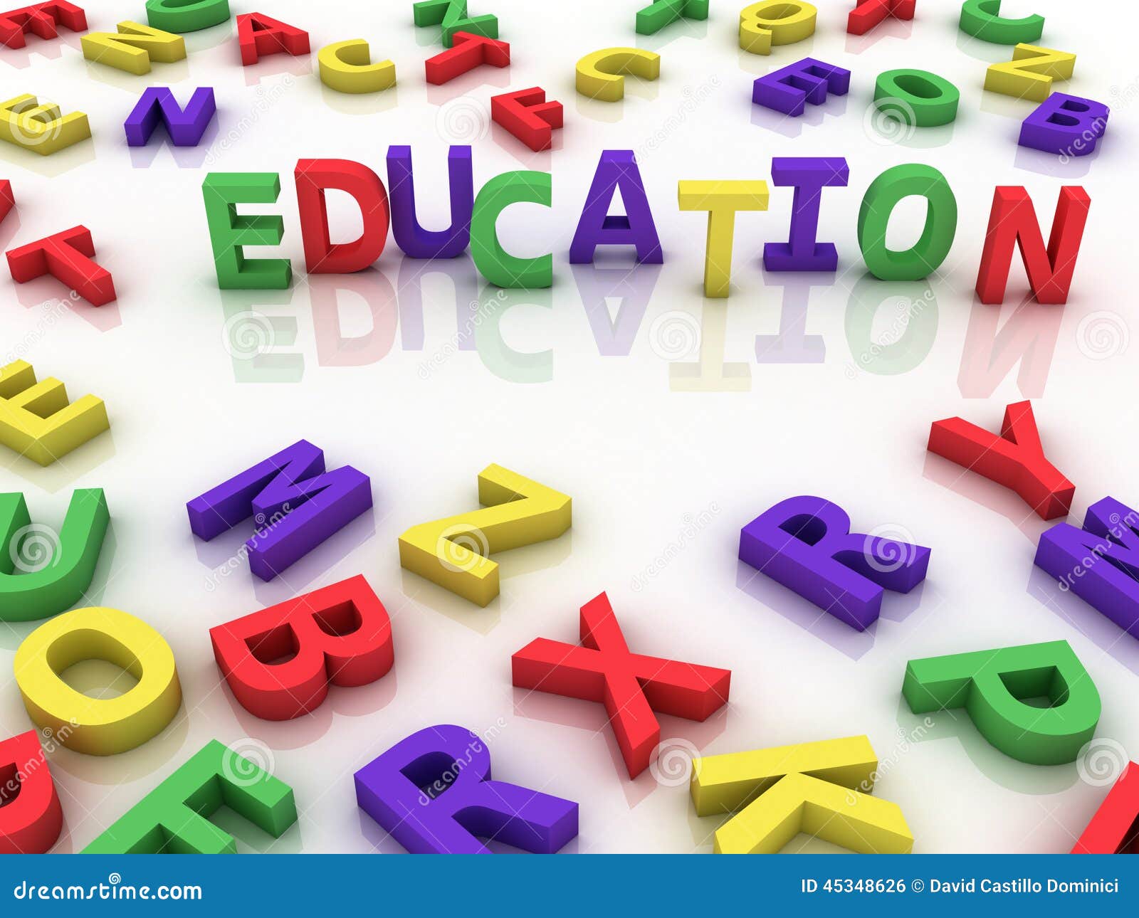 3d Imagen Education Concept Word Cloud Background Stock Photography ...
