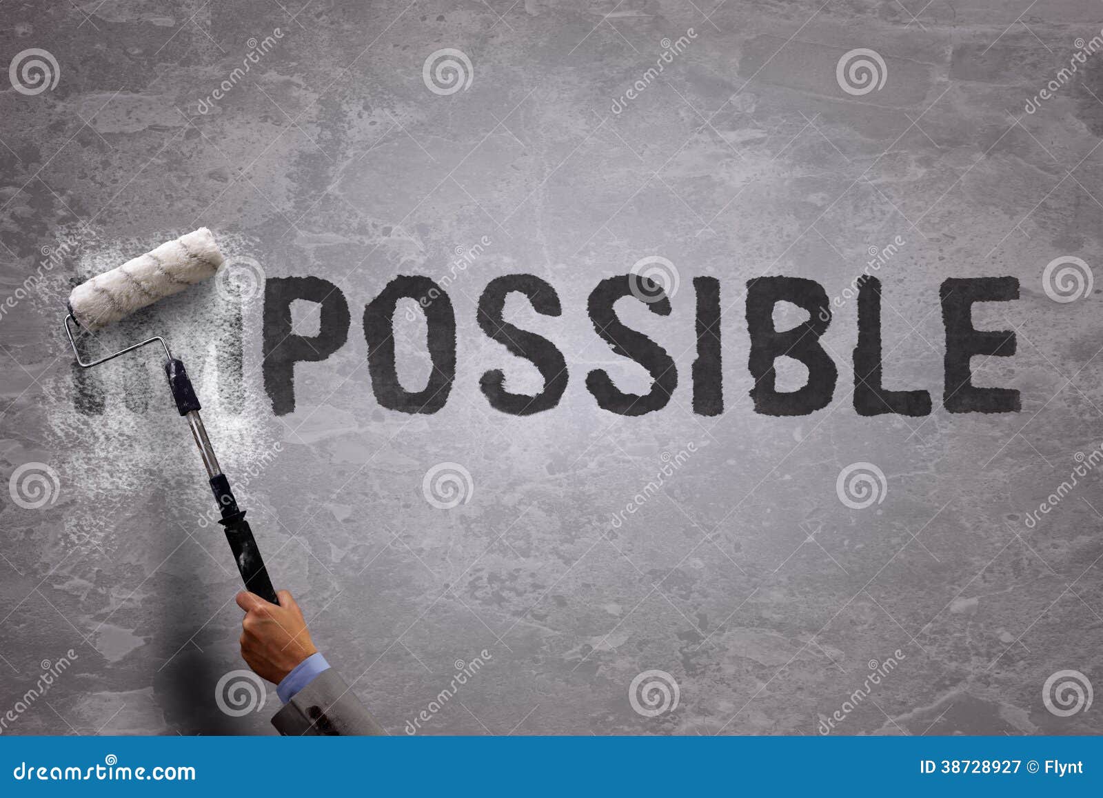 D'impossible au possible image stock. Image du fermer - 38728927