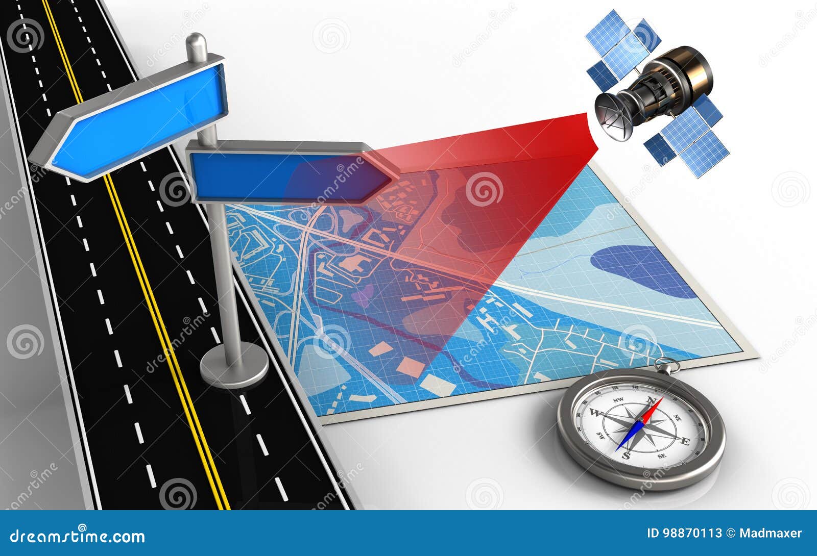 3d index stock illustration. Illustration of satellite - 98870113