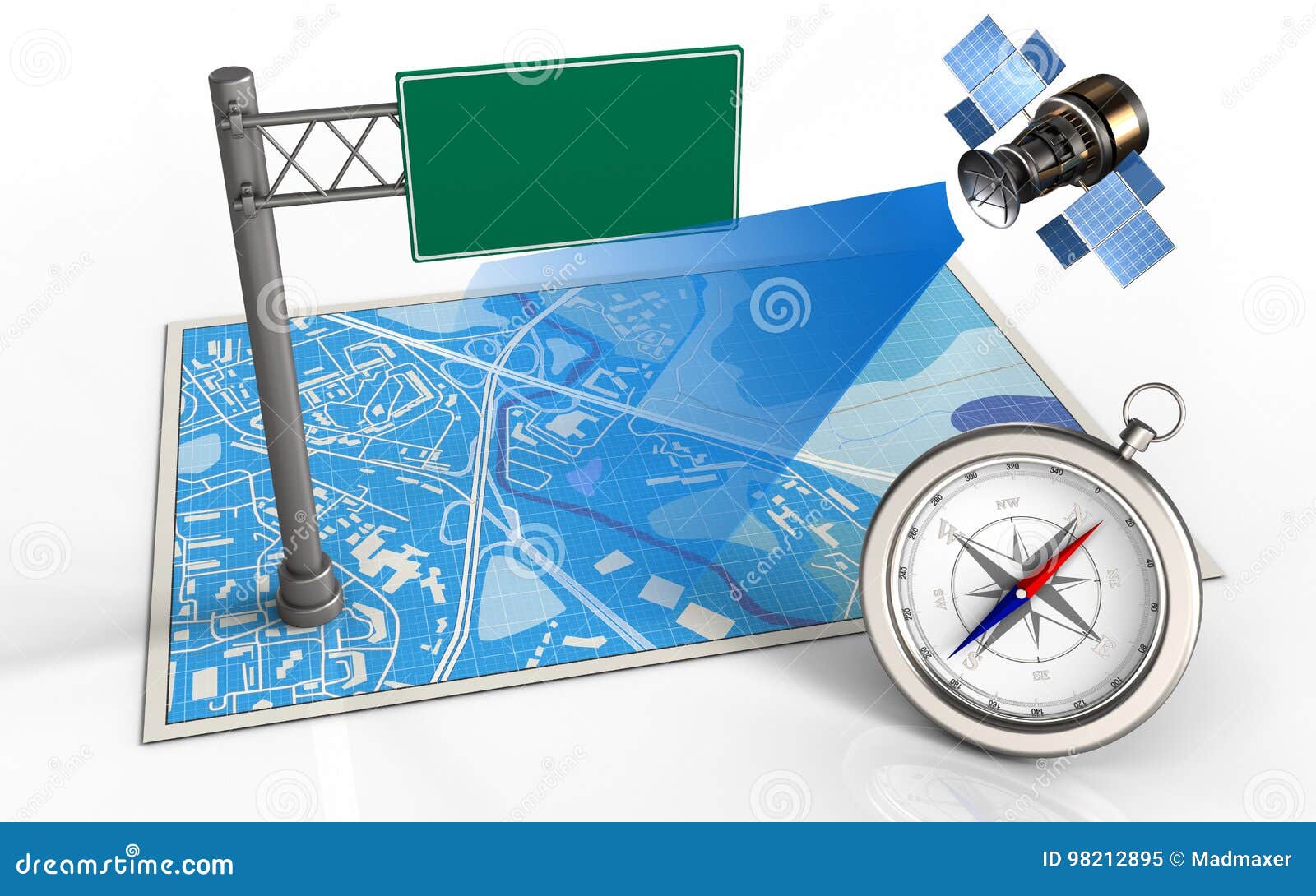 3d index sign stock illustration. Illustration of cartography - 98212895