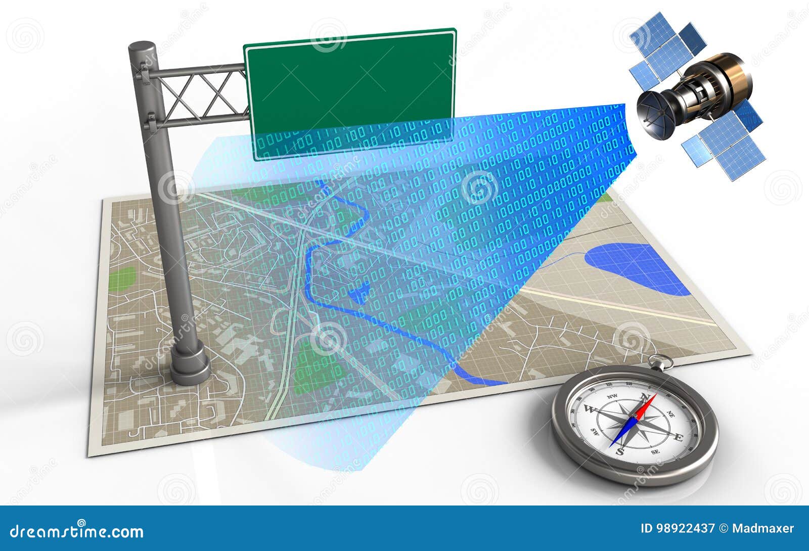 3d index sign stock illustration. Illustration of navigate - 98922437