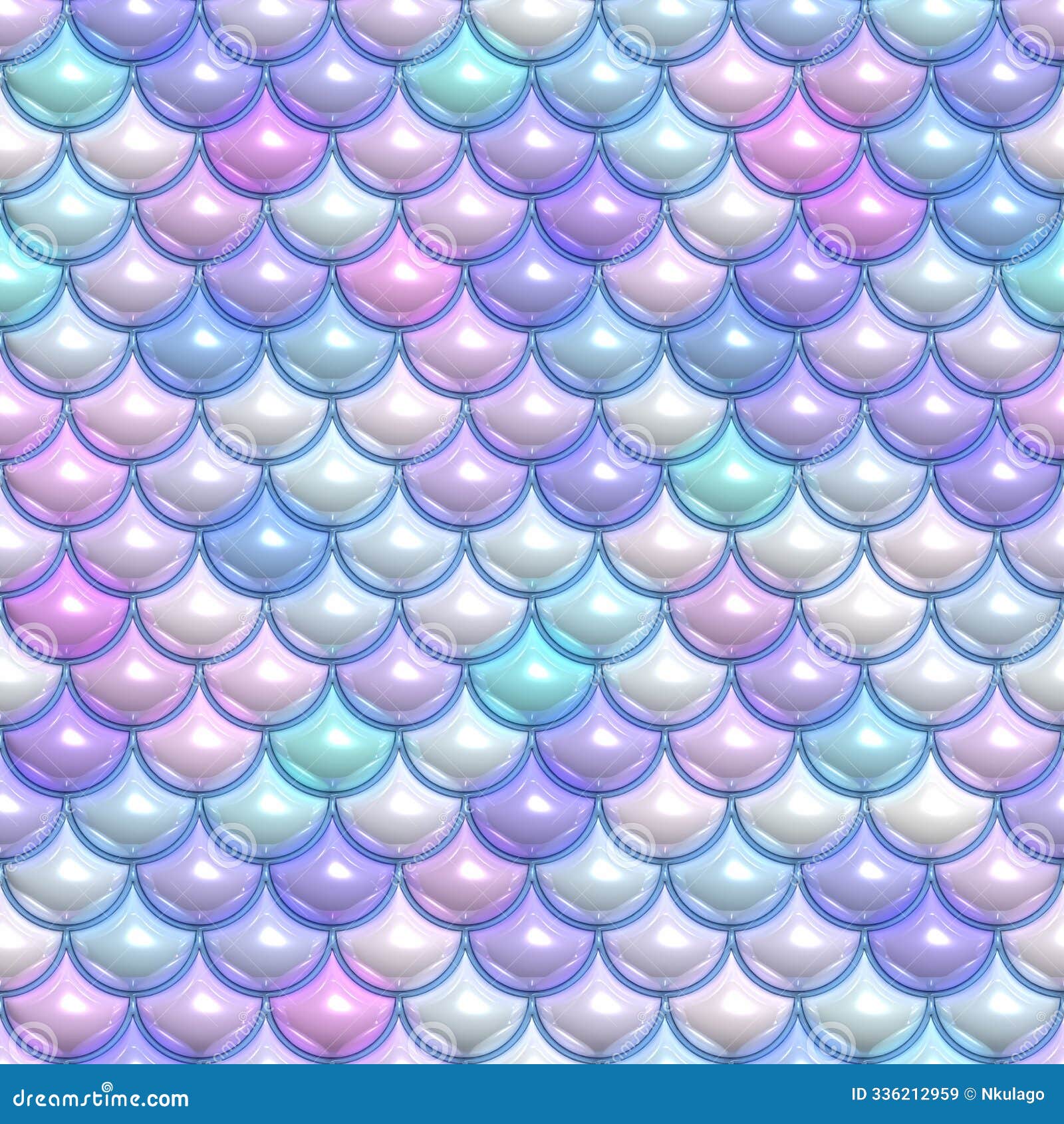 Mermaid Scales. Fish Squama. Scale Pattern. Cartoon Vector ...