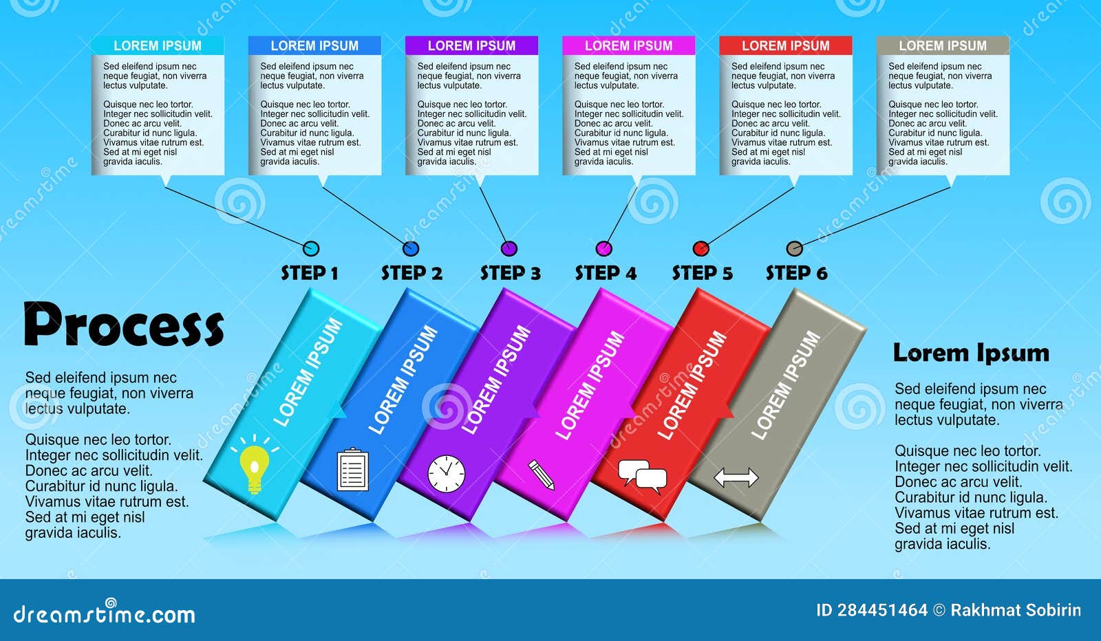 3D Infografik Tahapan ProsesVector Infographic Design Template with ...