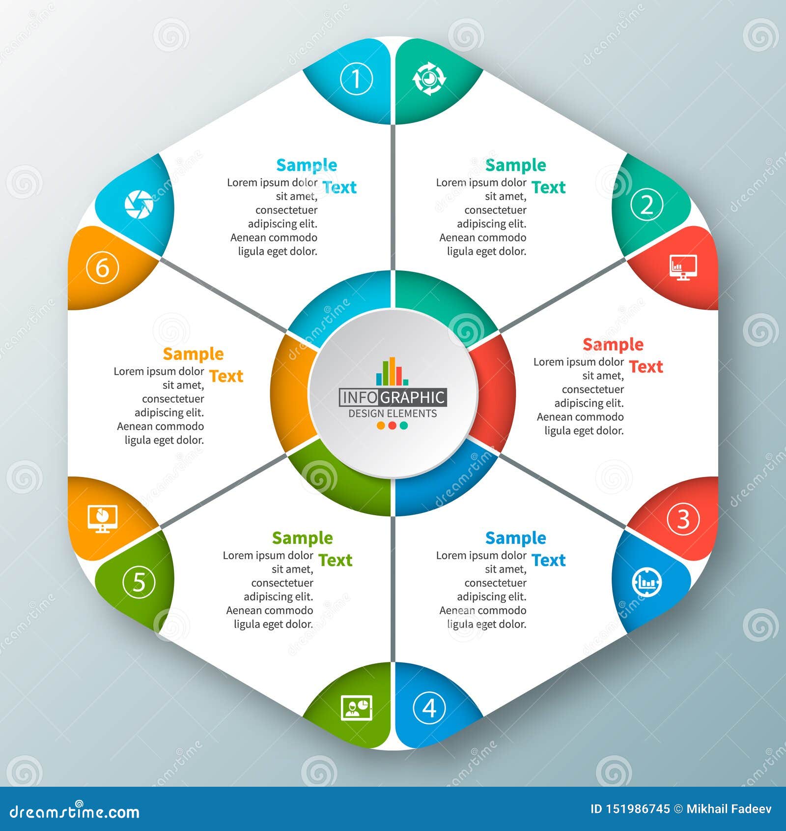 Abstract 3D Paper Infographics. Business Template .Vector Illustration ...