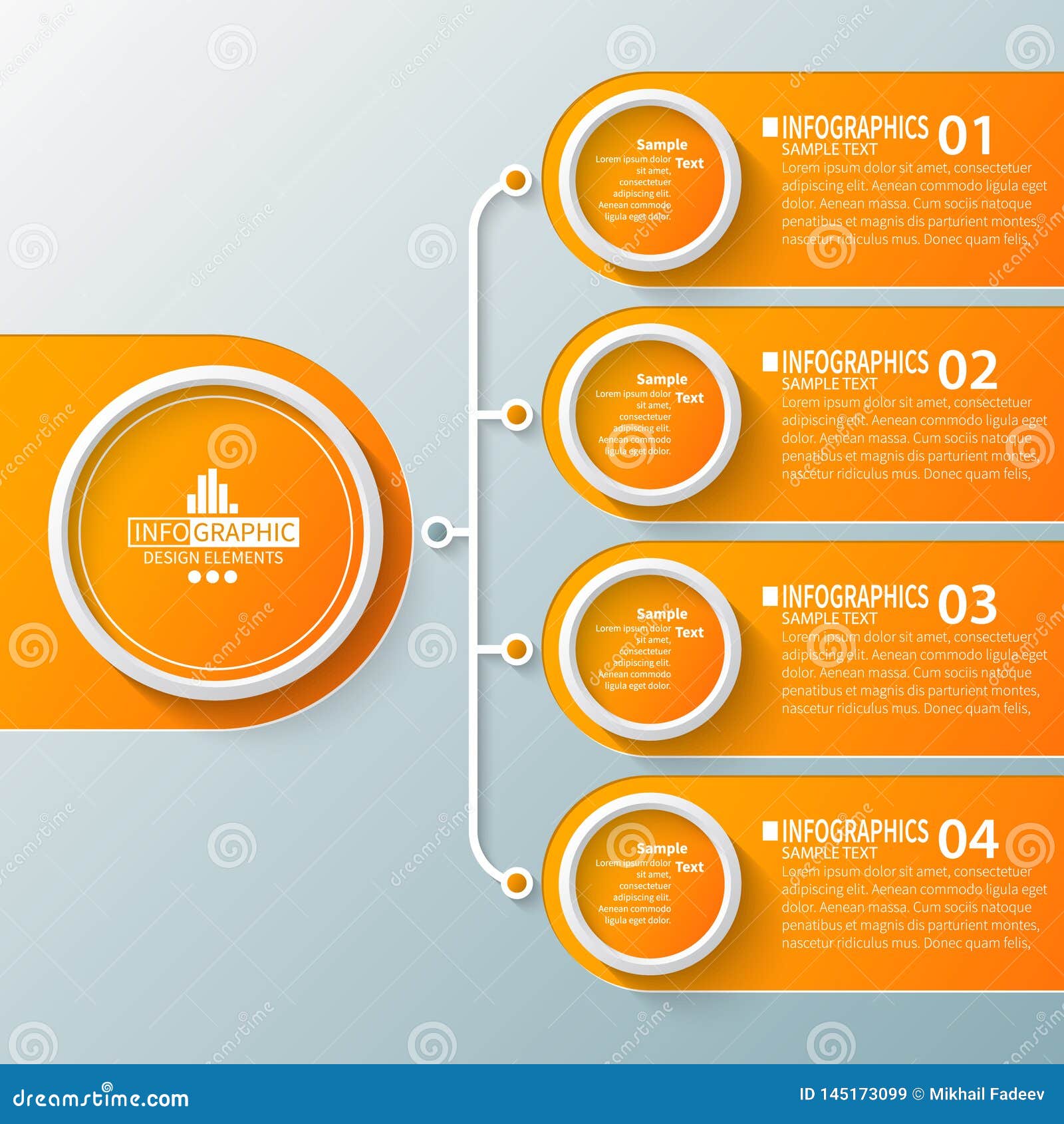 Abstract 3D Paper Infographics. Business Template .Vector Illustration ...