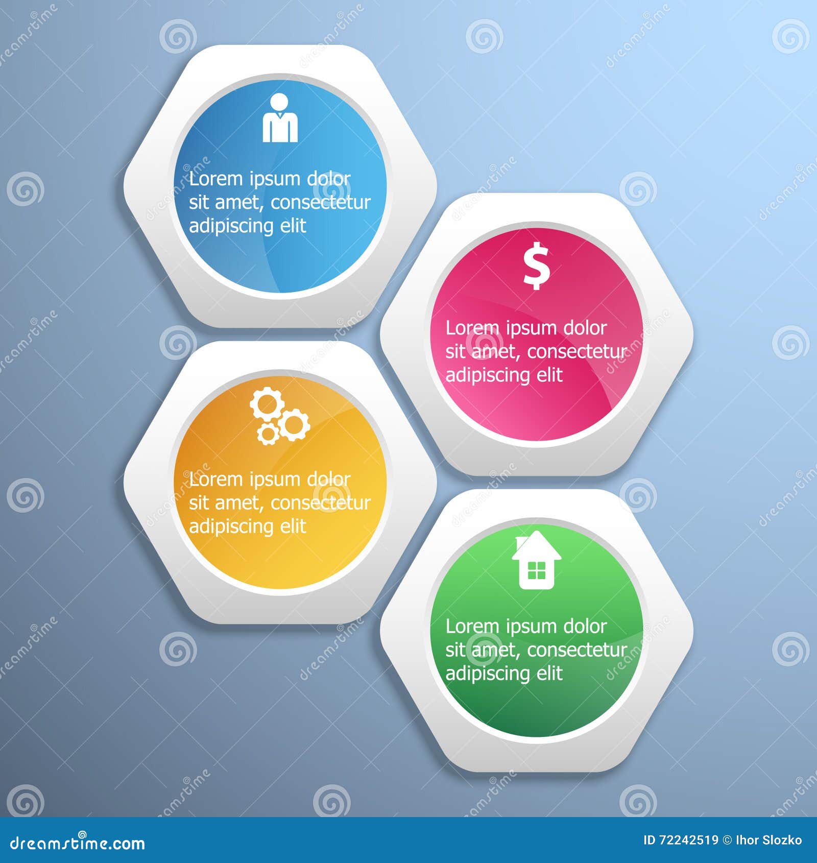 3D Infographics Template stock vector. Illustration of banner - 72242519