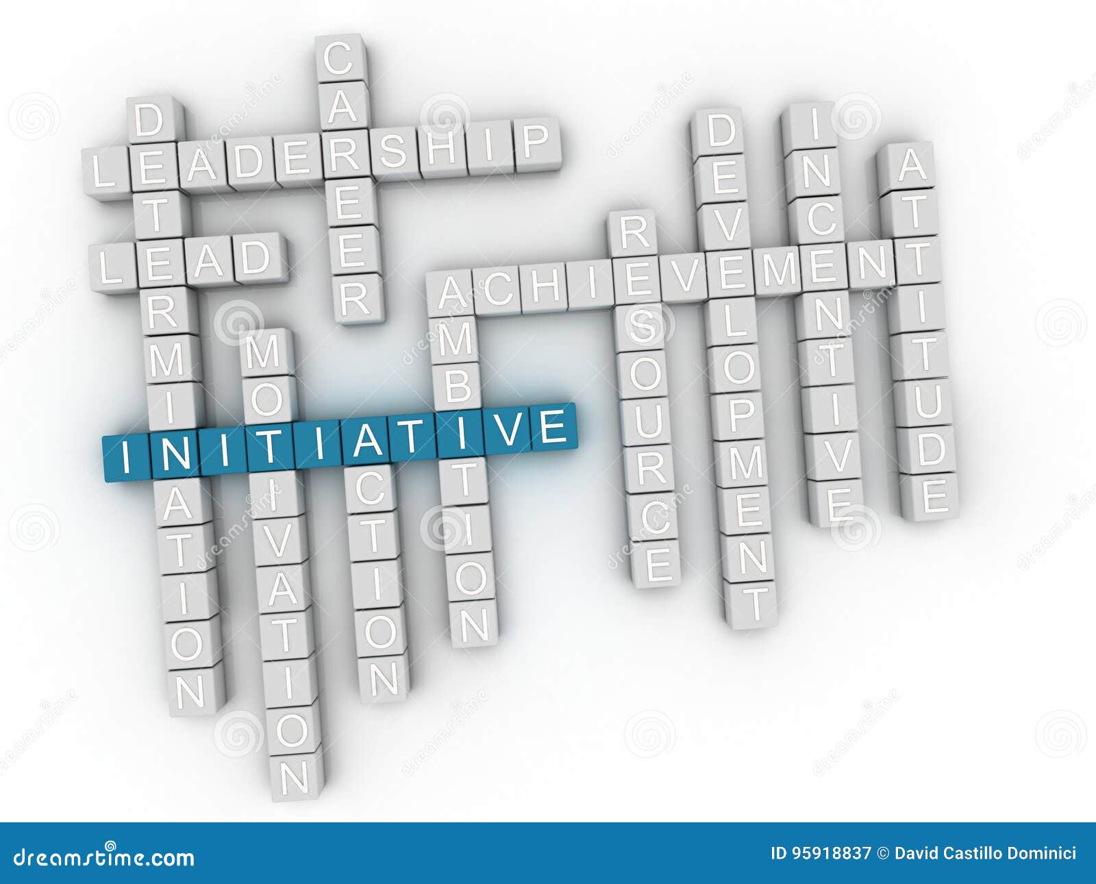 Initiative Word On White Royalty-Free Stock Photography | CartoonDealer ...