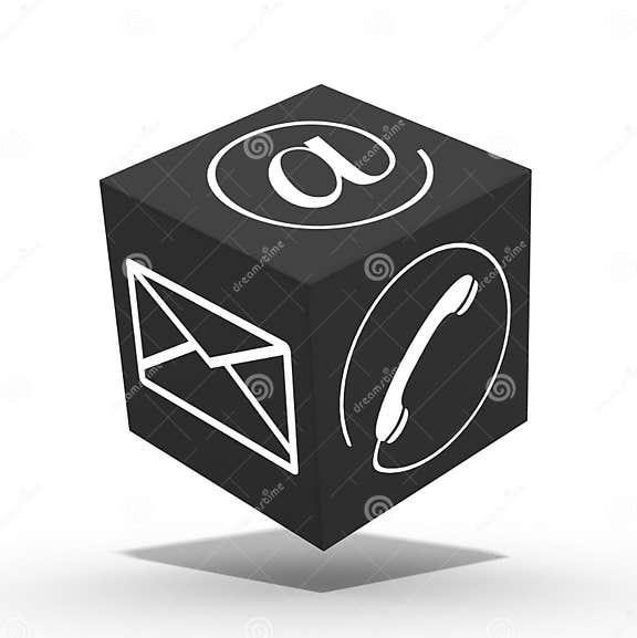 3d internet cube stock illustration. Illustration of help - 29848178