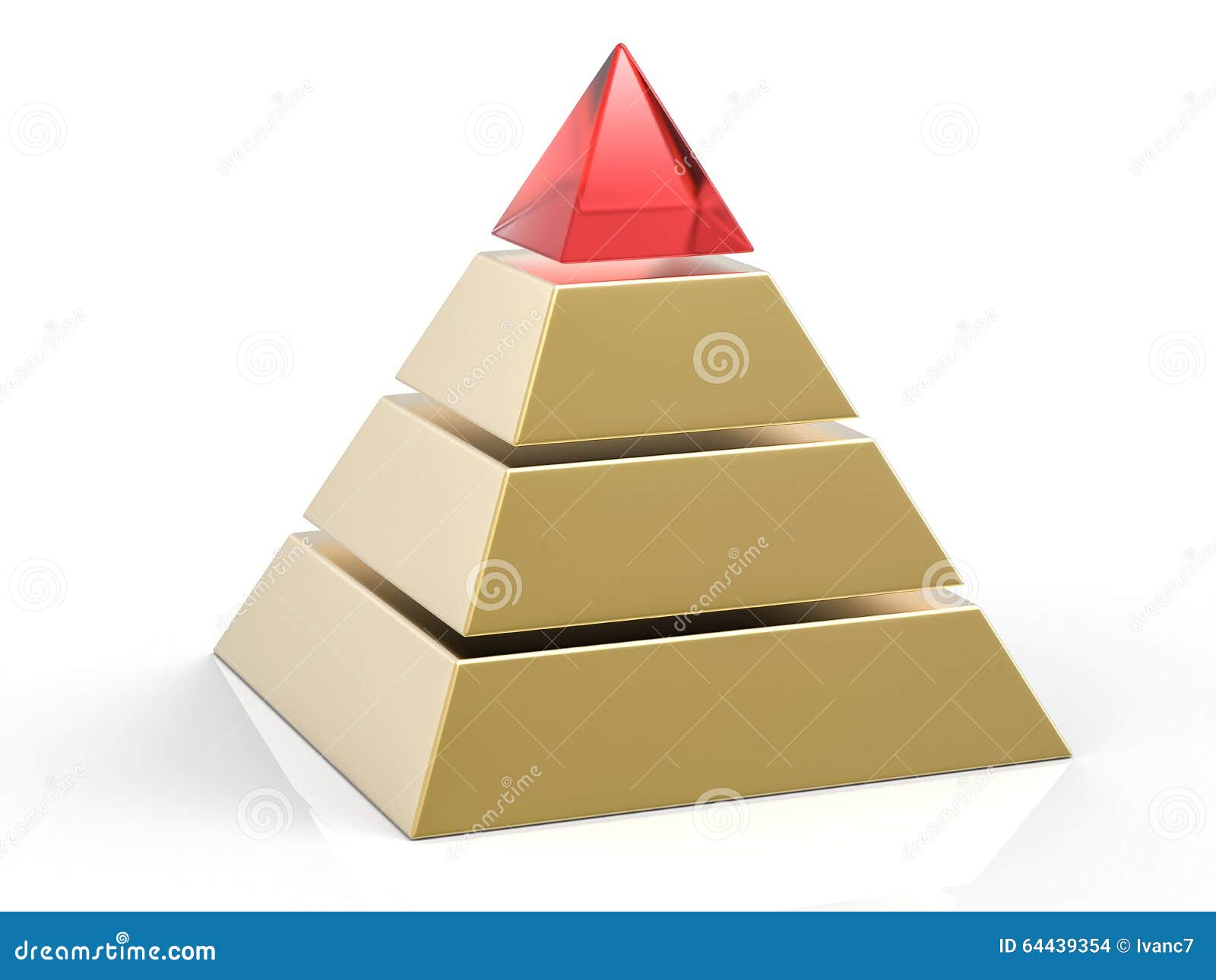 3D Isolated Pyramid Background Stock Illustration - Illustration of ...