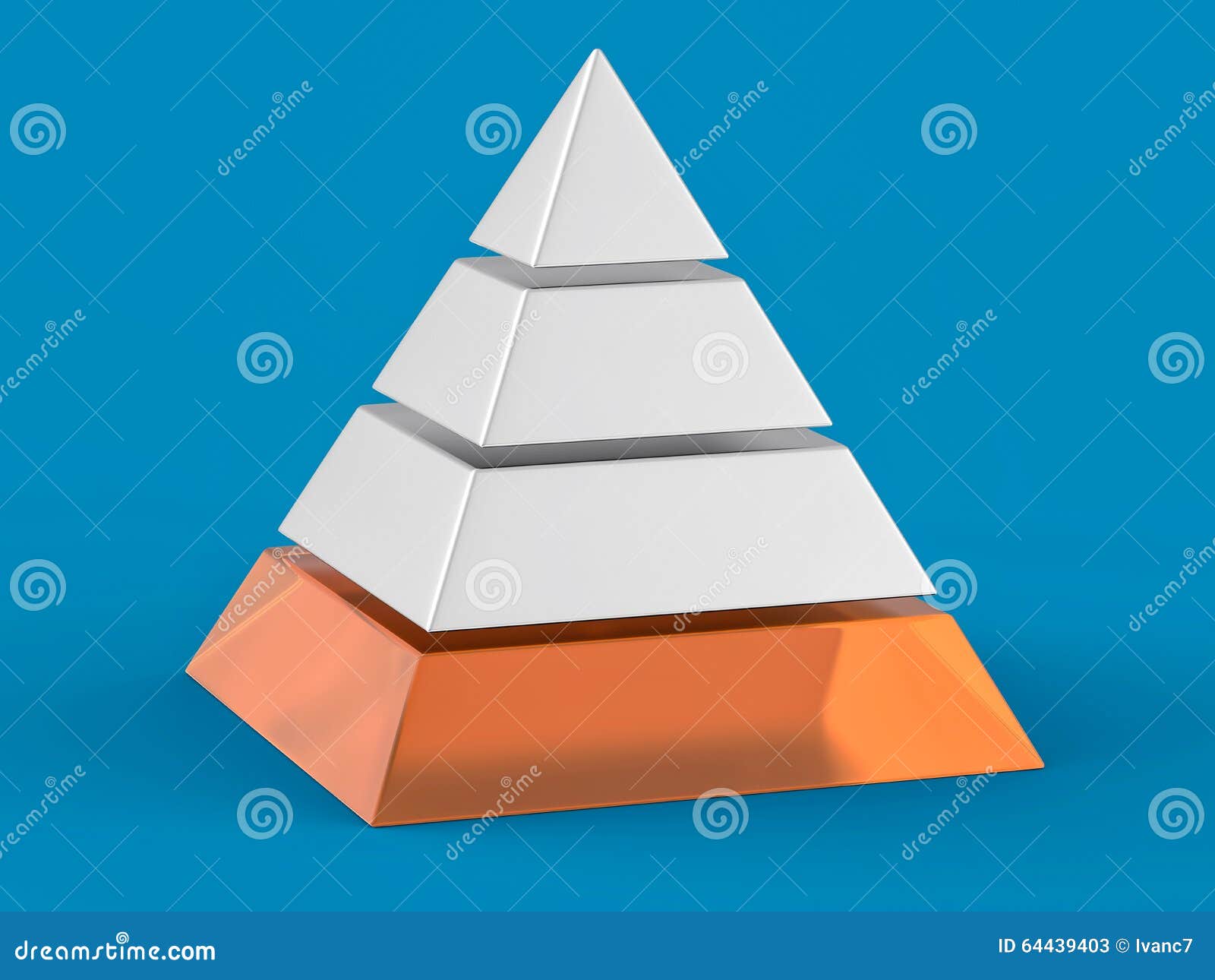3D Isolated Pyramid Background Stock Illustration - Illustration of ...