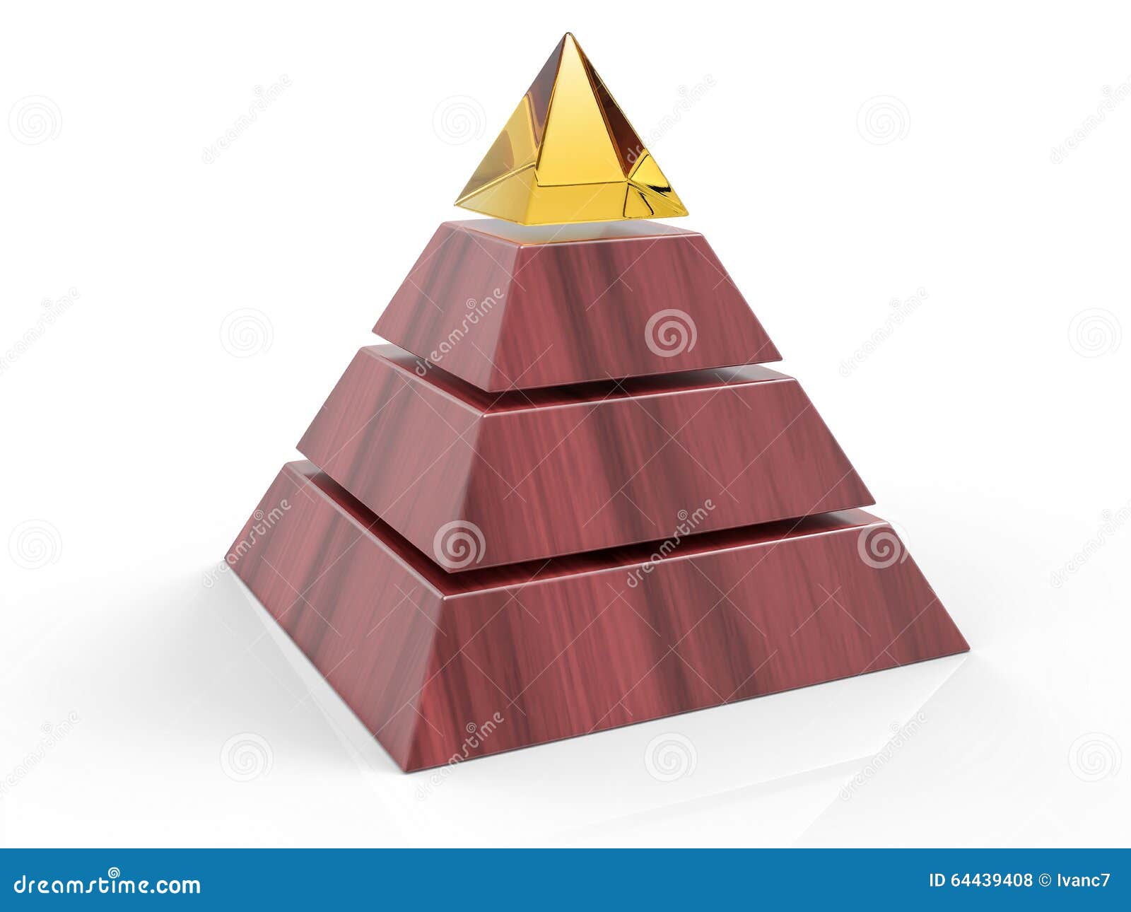 3D Isolated Pyramid Background Royalty-Free Stock Image | CartoonDealer ...