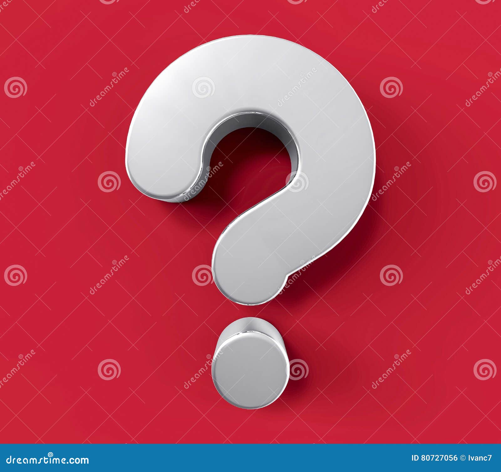 3d Silver Question Mark Royalty-Free Stock Image | CartoonDealer.com ...
