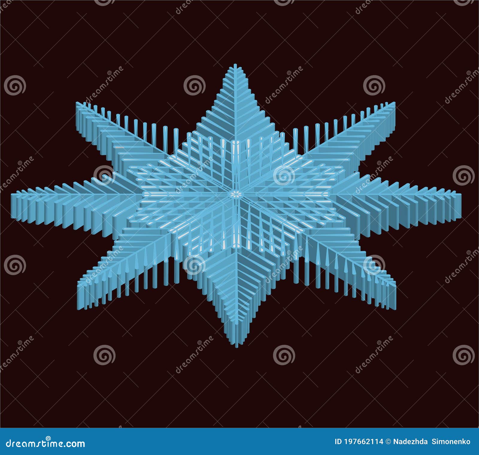 3d Isolated Snow for Christmas Design Poster Stock Vector ...