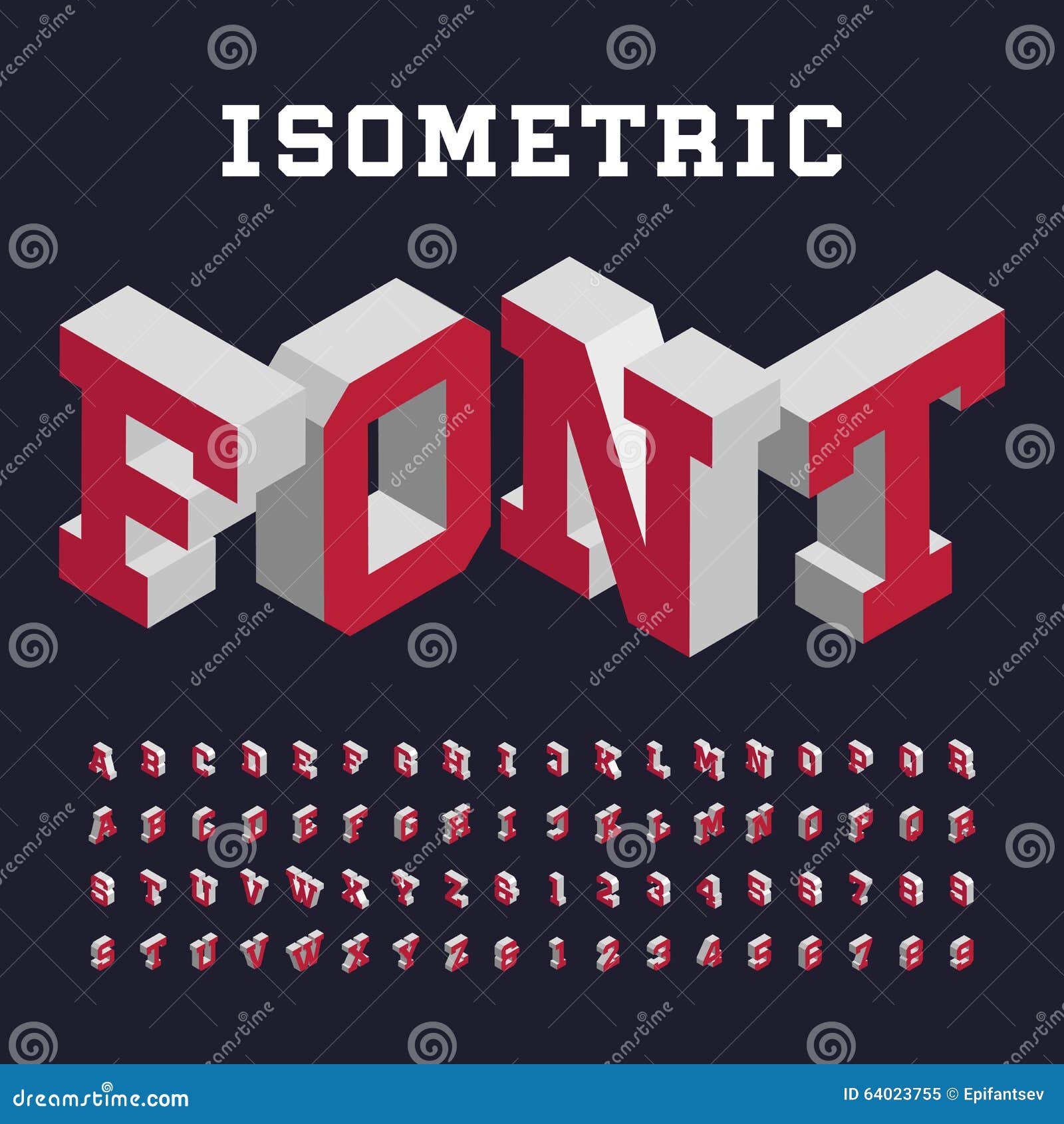 3D Isometric Alphabet Vector Font. Stock Vector - Illustration of ... 3D Isometric Alphabet Vector Font. Stock Vector - Illustration of ...