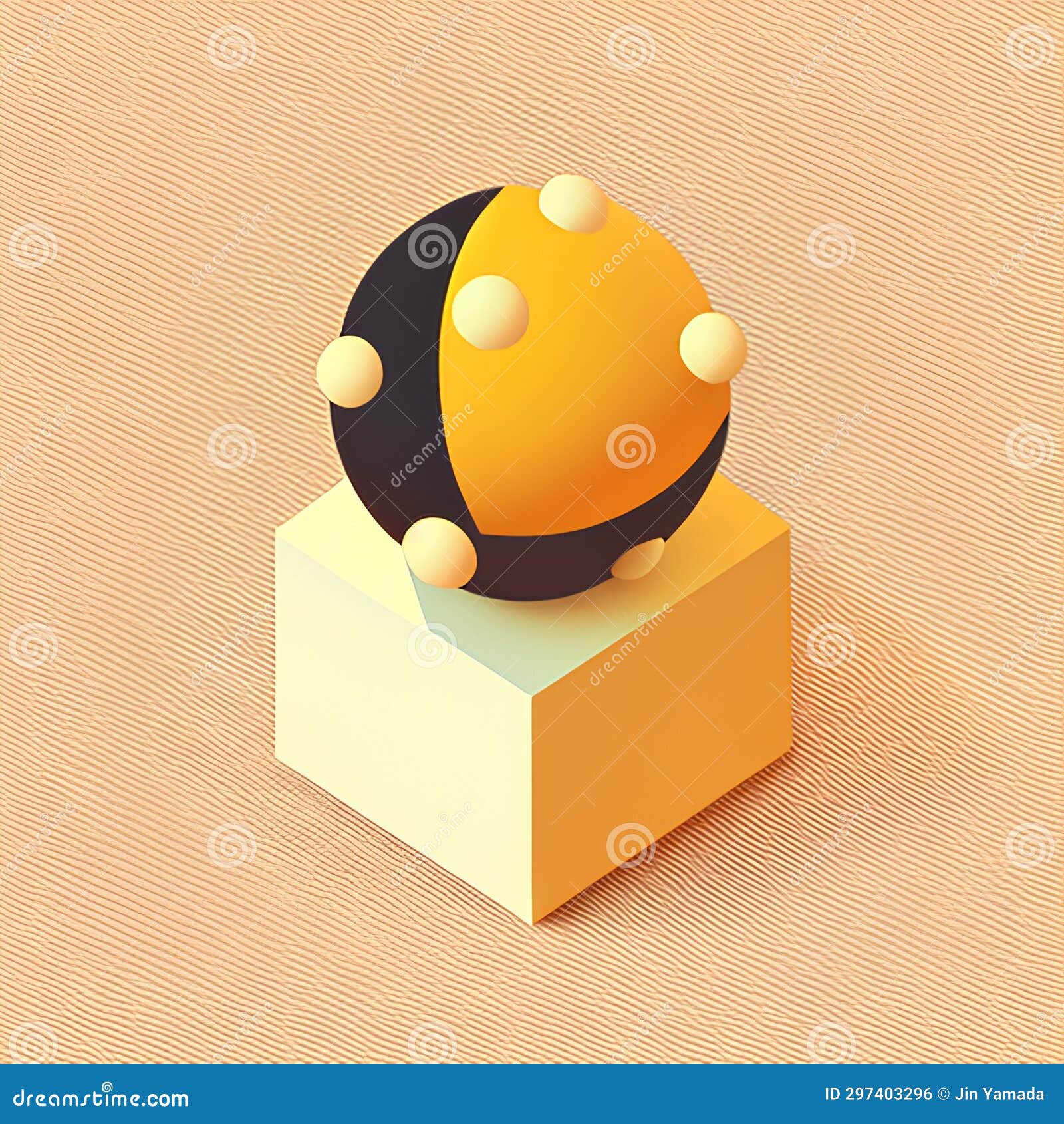 3d Isometric Ball. Vector Illustration. Isometric Cube Stock ...