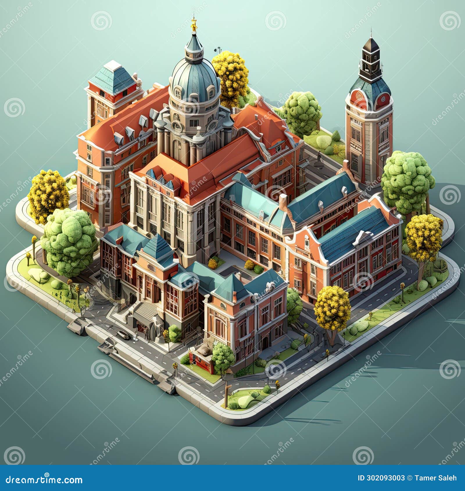 3D Isometric City Design Illustration Stock Illustration - Illustration ... 3D Isometric City Design Illustration Stock Illustration - Illustration ...