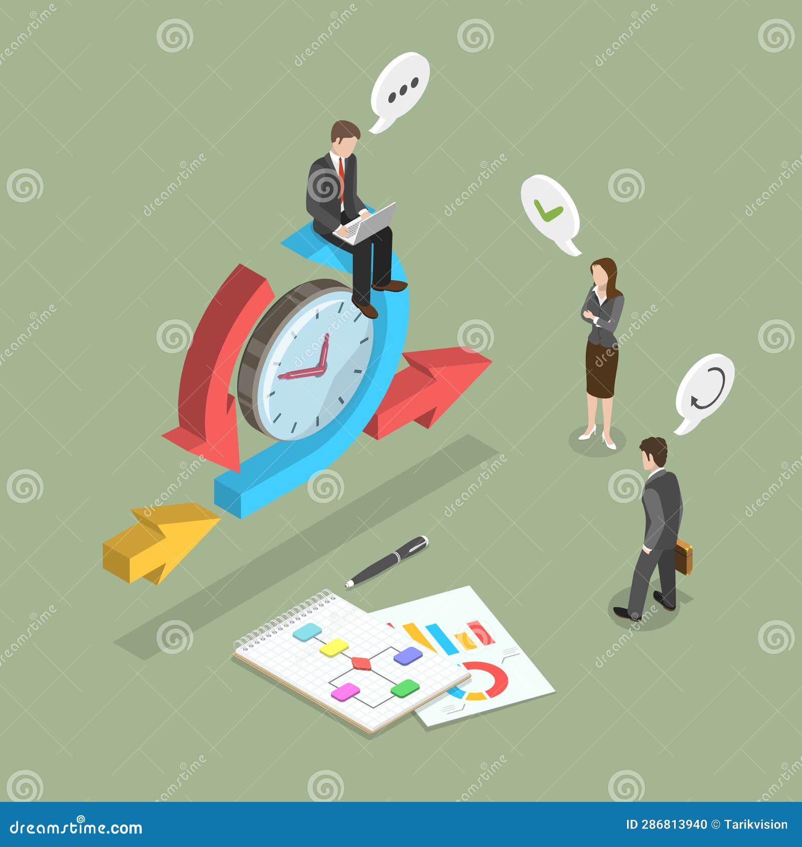 Agile Management Word Cloud Cartoon Vector | CartoonDealer.com #144160453