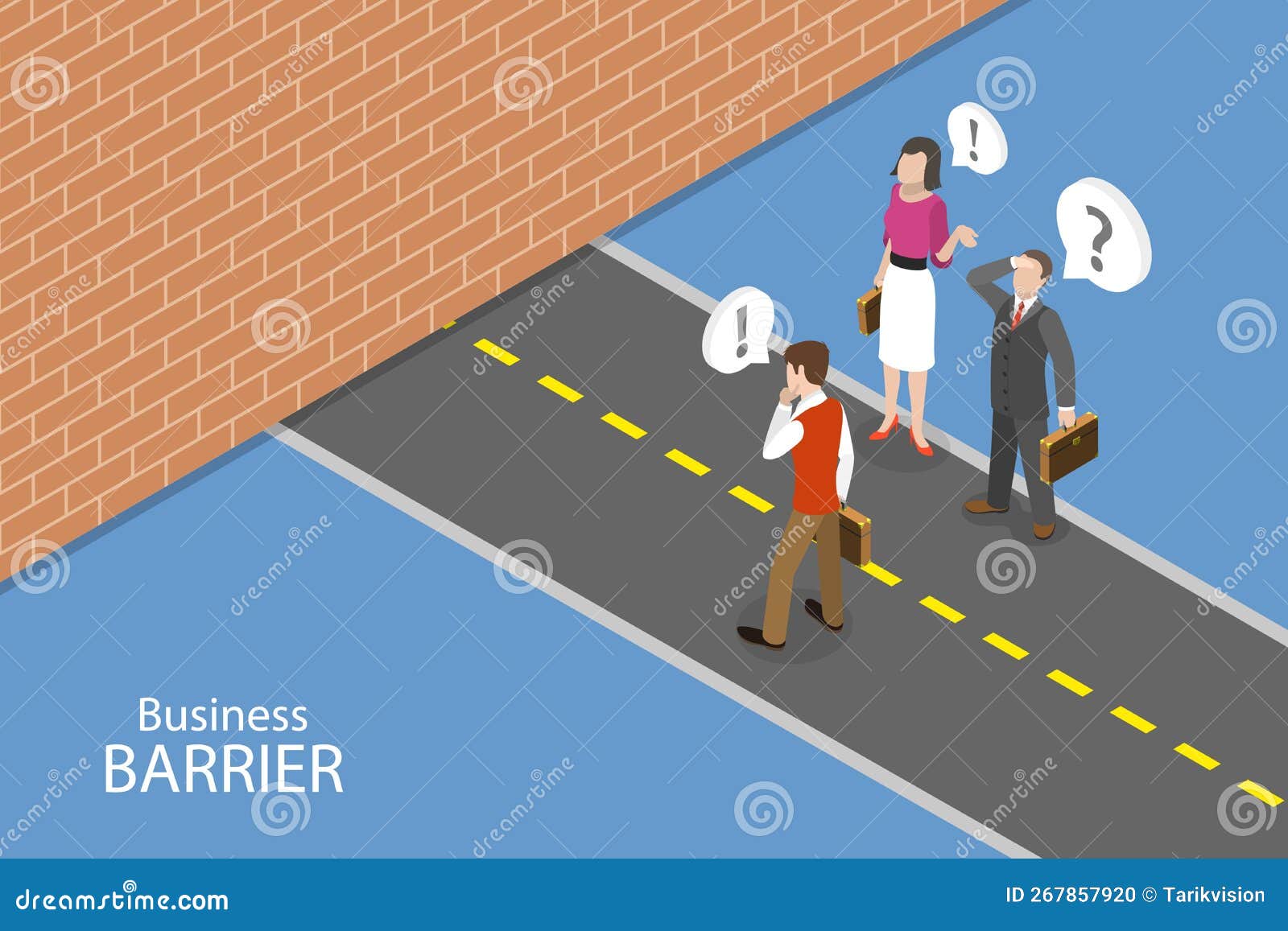 Business Barrier Overcome With Visionary Businessman Vector Concept ...